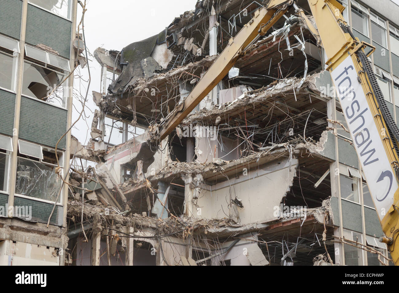 Bradford College, Westbrook Building being demolished to make way for ...