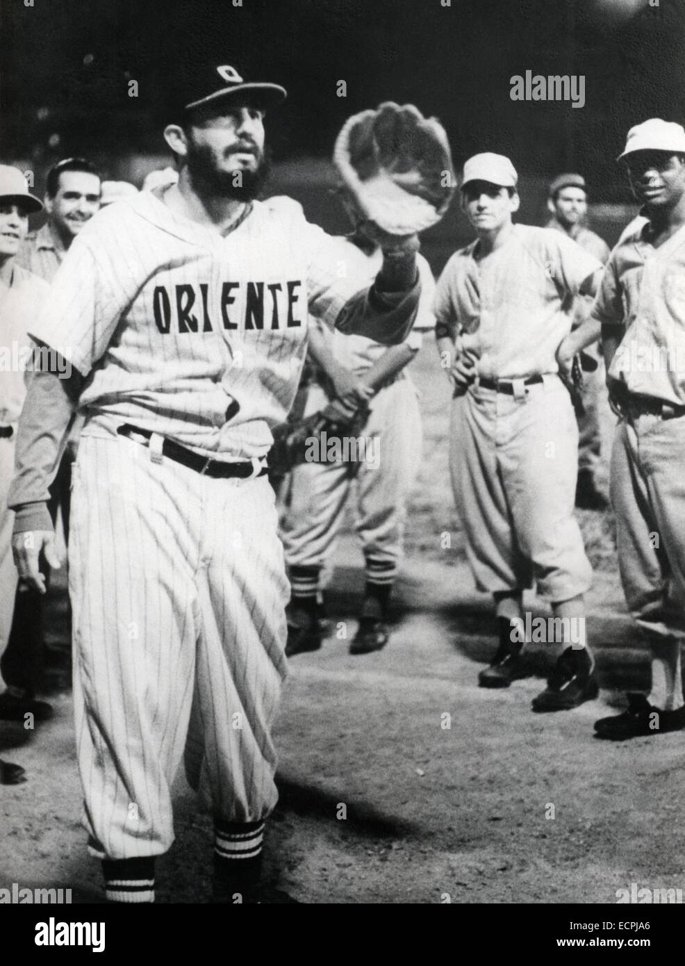 Young Fidel Castro Baseball
