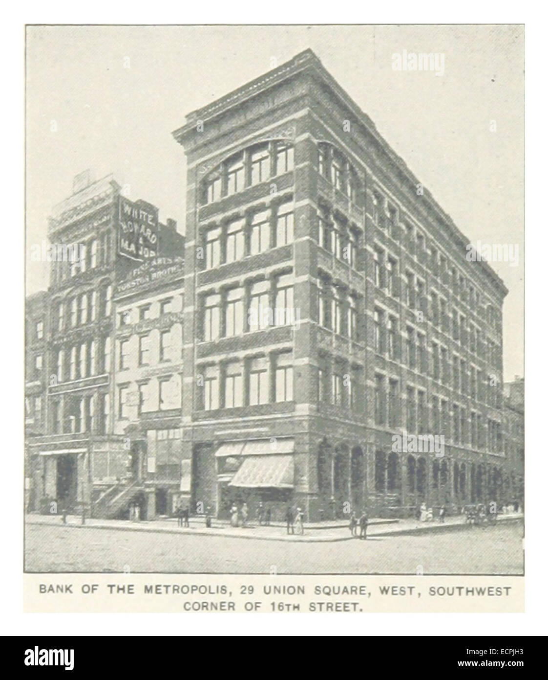 An illustration from King’s 1893 work, depicting the Bank of the ...