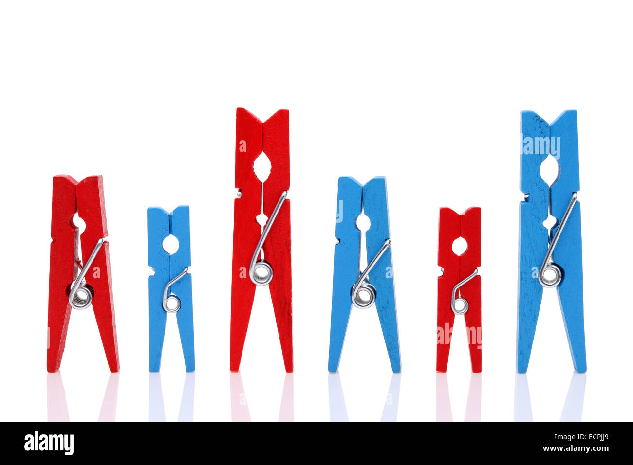 Standing wooden clothes peg Cut Out Stock Images & Pictures - Alamy