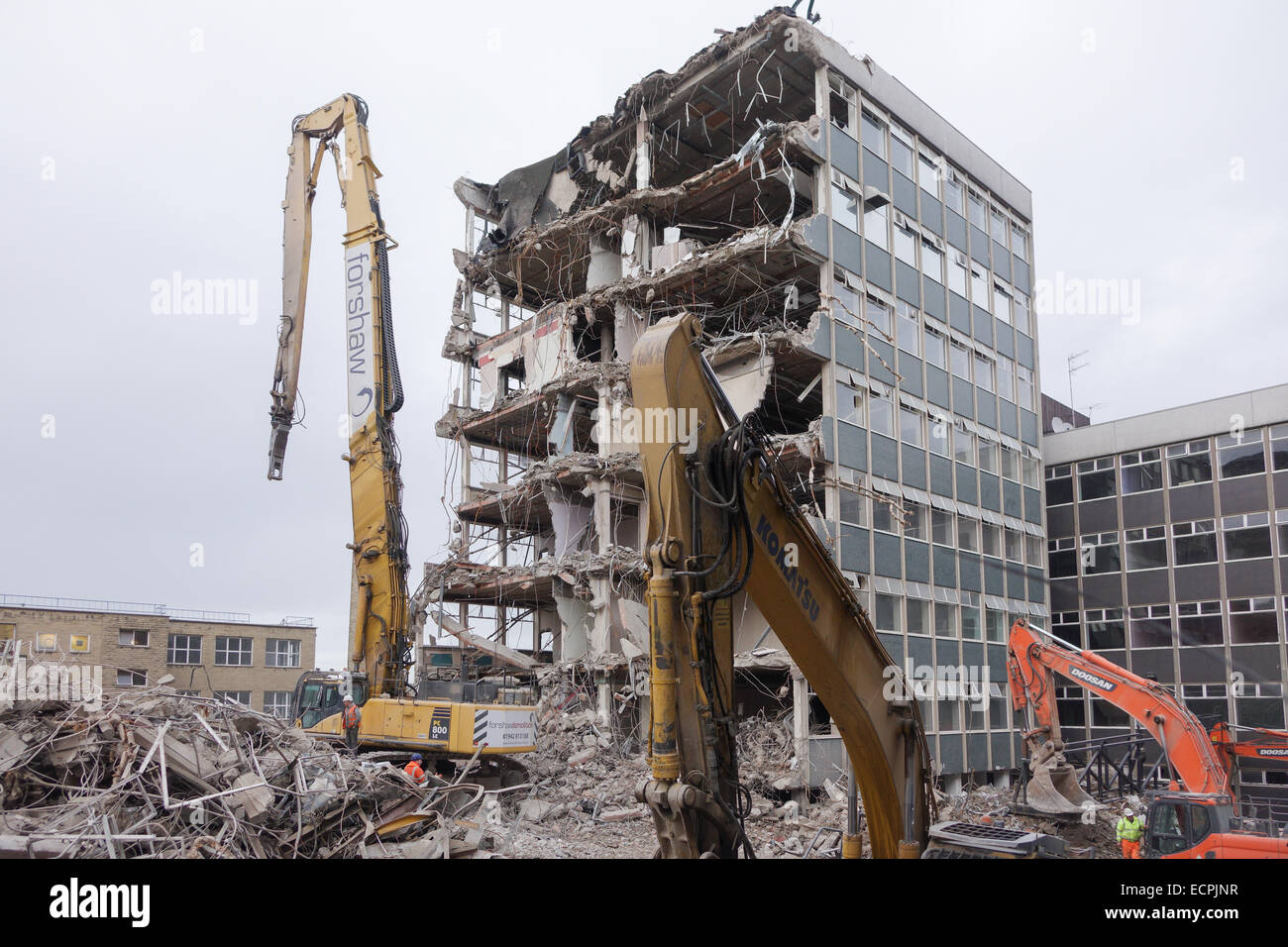 Bradford College, Westbrook Building being demolished to make way for ...