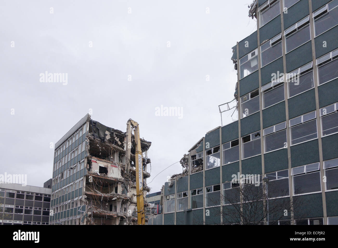 Bradford College, Westbrook Building being demolished to make way for ...
