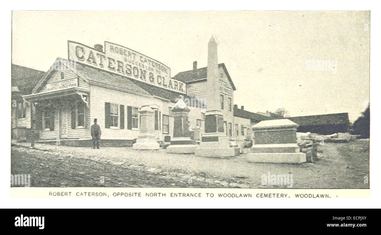 Illustration of Robert Caterson's property located opposite the north ...