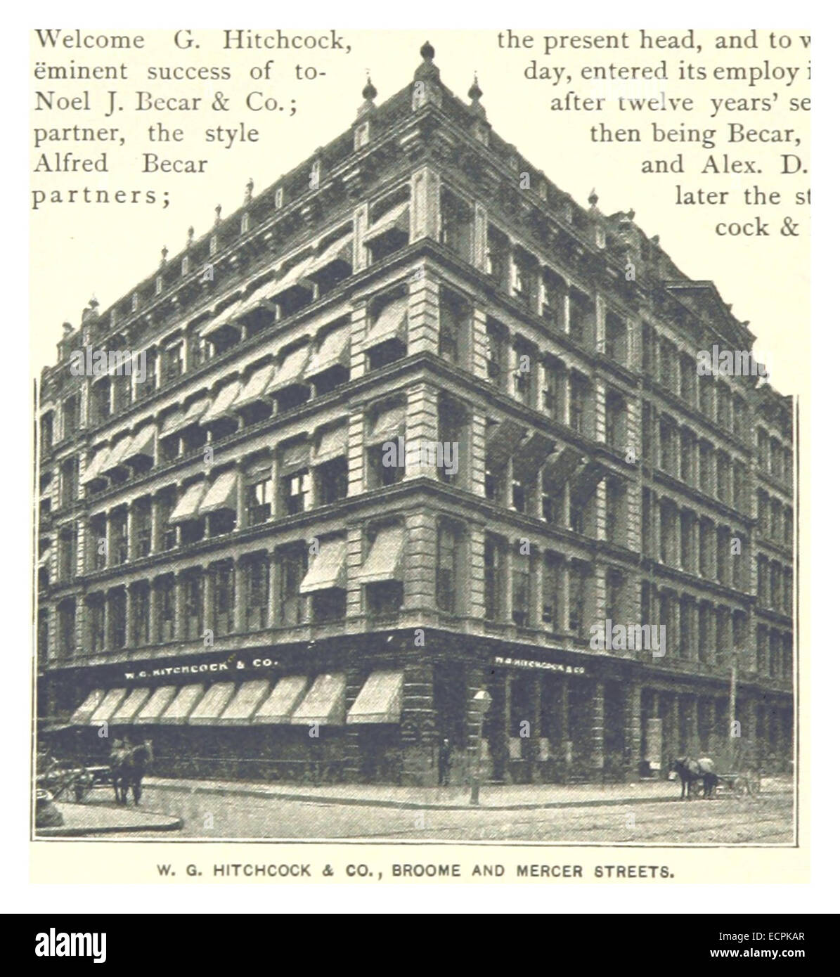 An illustration from King’s 1893 work showing the W. Q. Hitchcock & Co ...