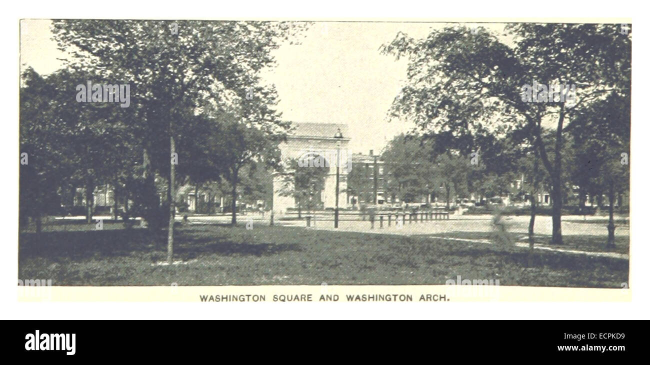 This 1893 illustration by King showcases Washington Square and the ...