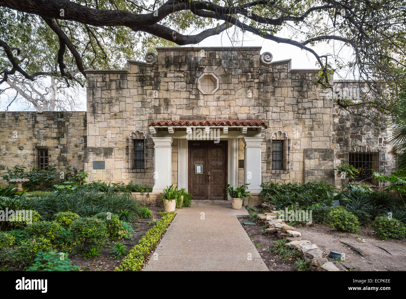 The Alamo Library and Hall in San Antonio, Texas, USA Stock Photo - Alamy