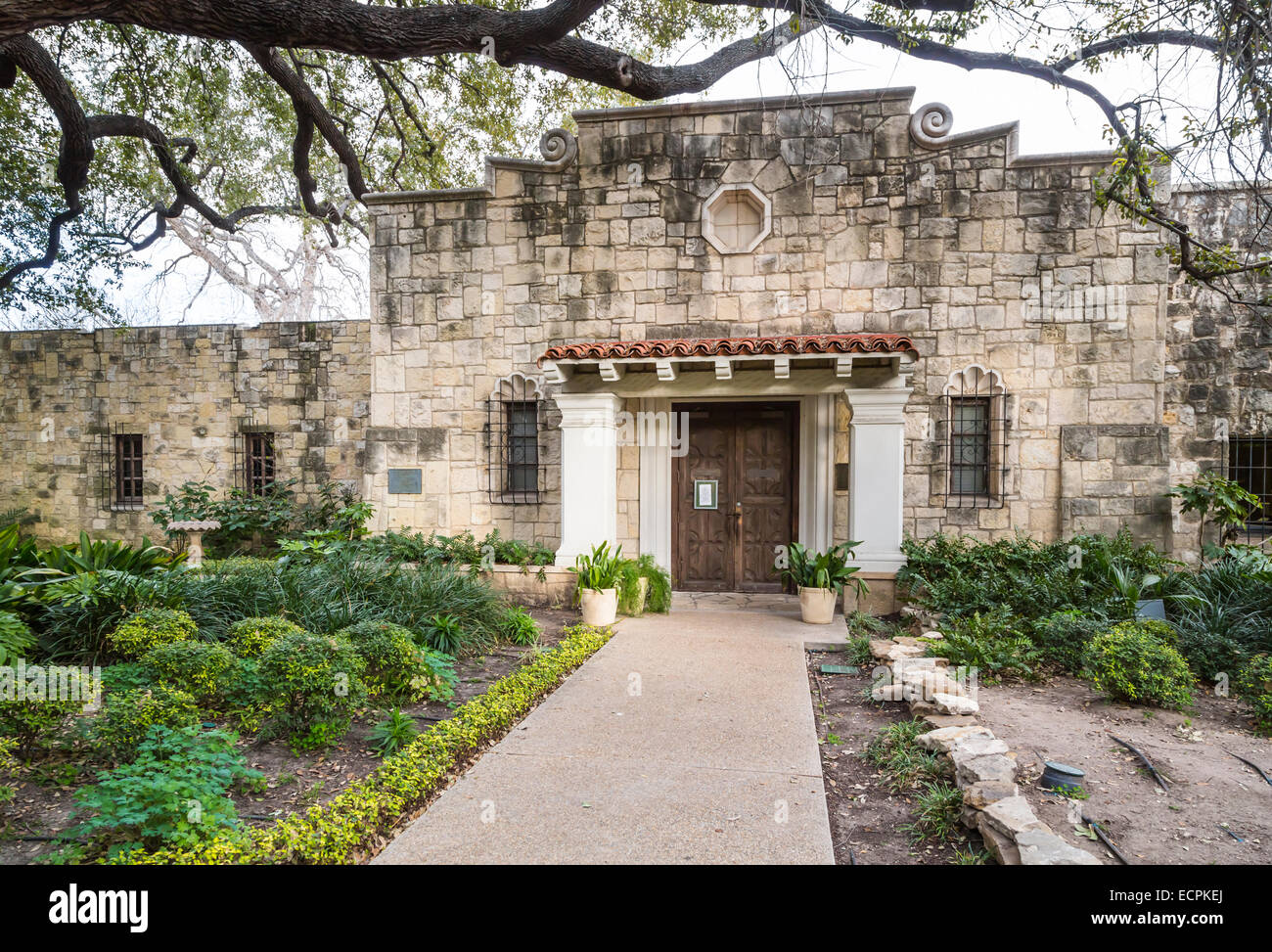 The Alamo Library and Hall in San Antonio, Texas, USA Stock Photo - Alamy