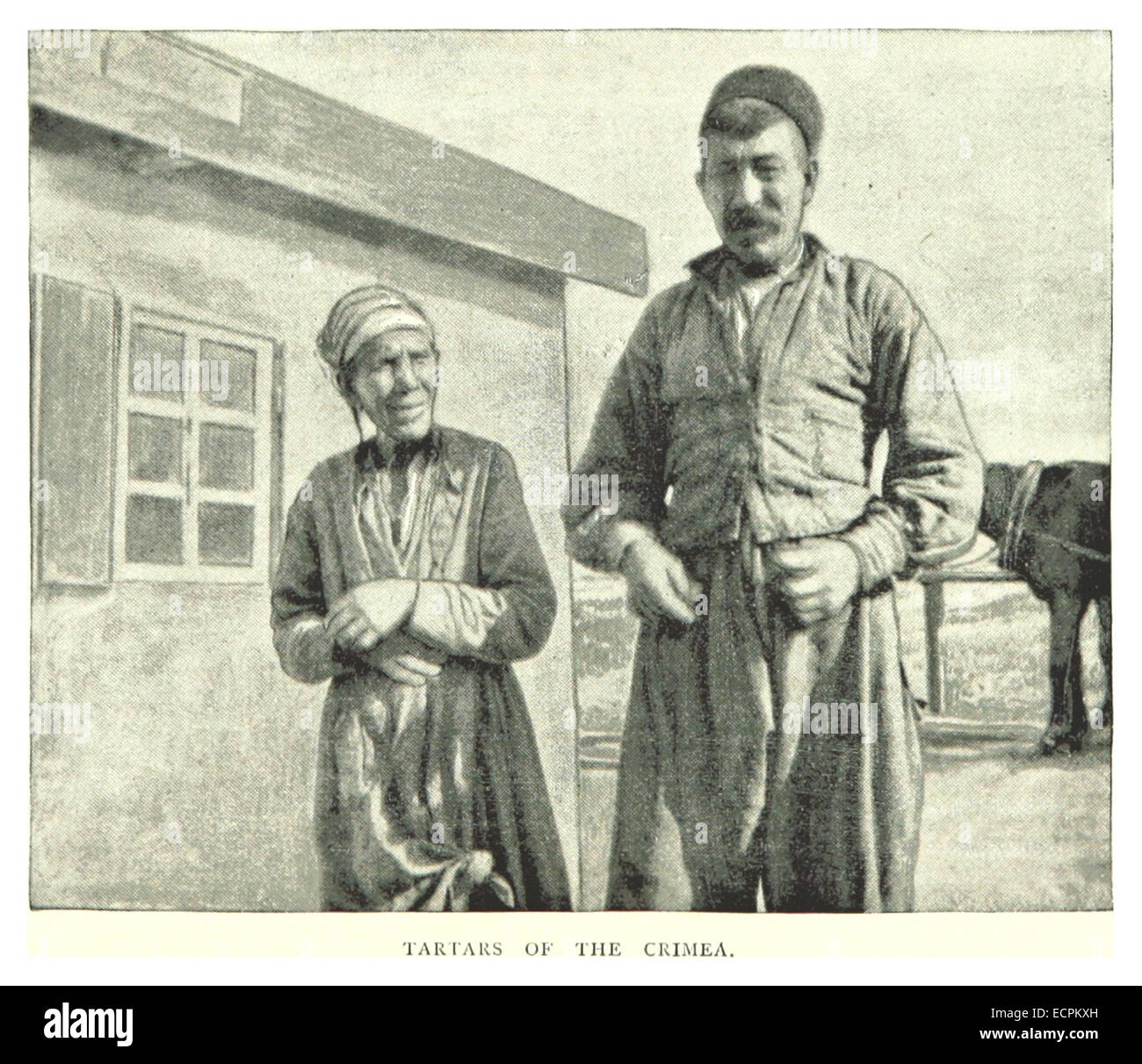 An 1891 illustration from Stevens’ work on the Tatars of Crimea. This ...