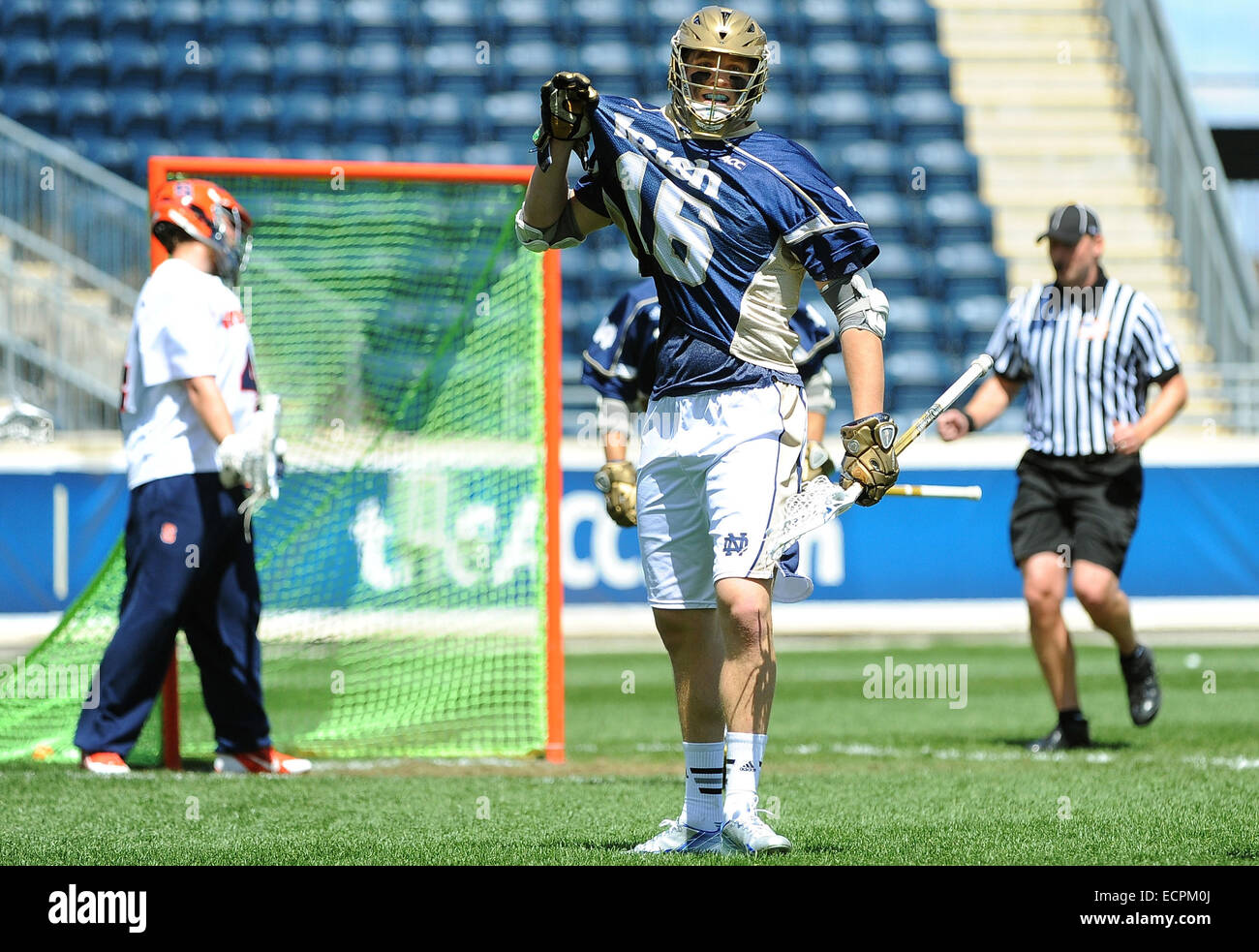 April 27, 2014: Notre Dame Fighting Irish midfielder Sergio Perkovic ...