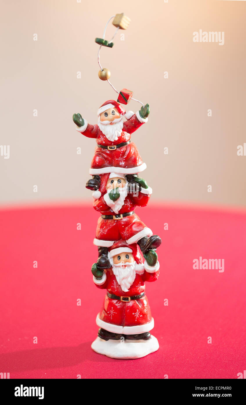 Three santa clauses hi-res stock photography and images - Alamy