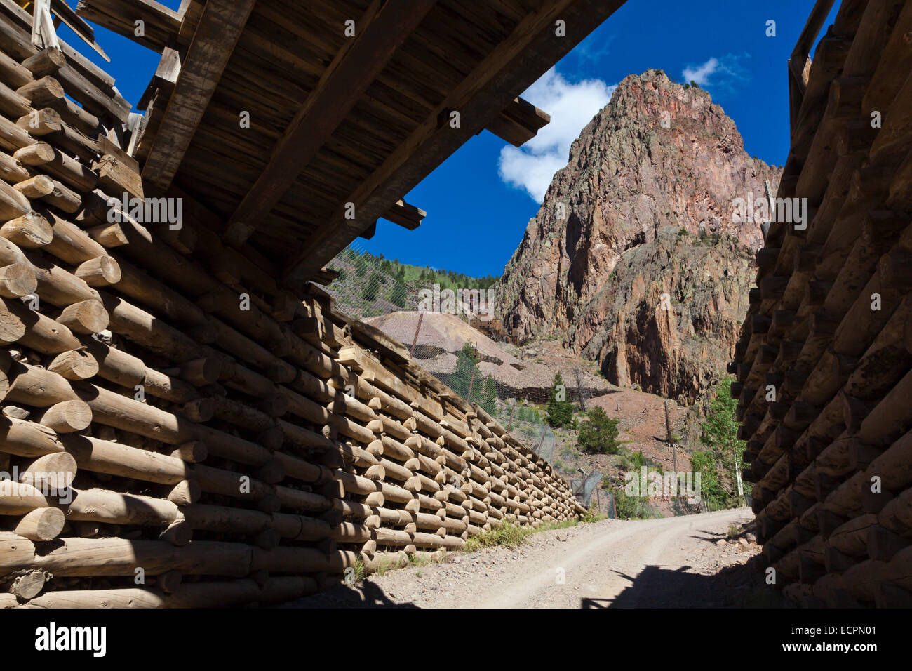 The COMMODORE and BACHELOR MINES in CREEDE COLORADO where silver was ...