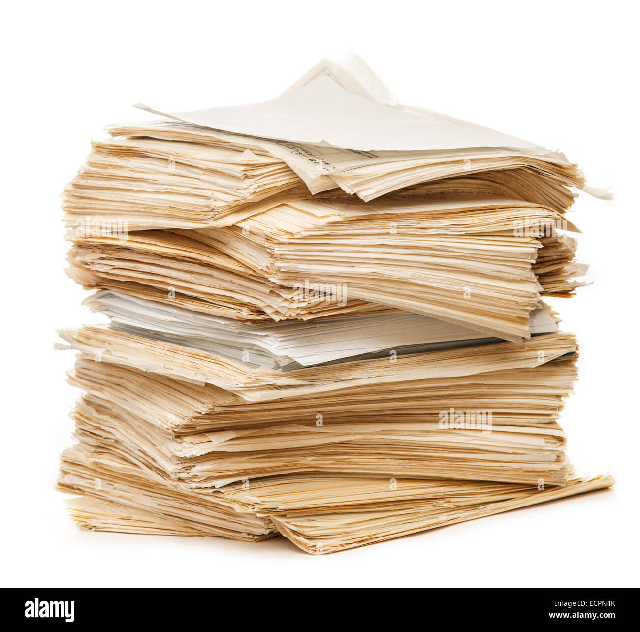 Stack old documents in hi-res stock photography and images - Alamy