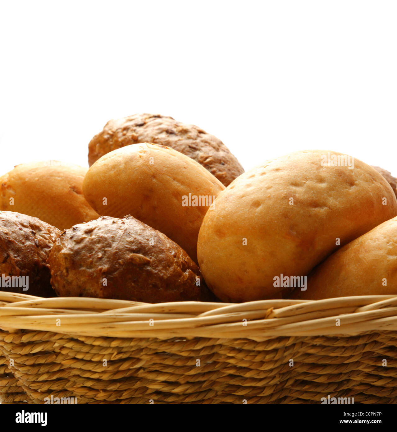 Buns in wicker basket hi-res stock photography and images - Alamy