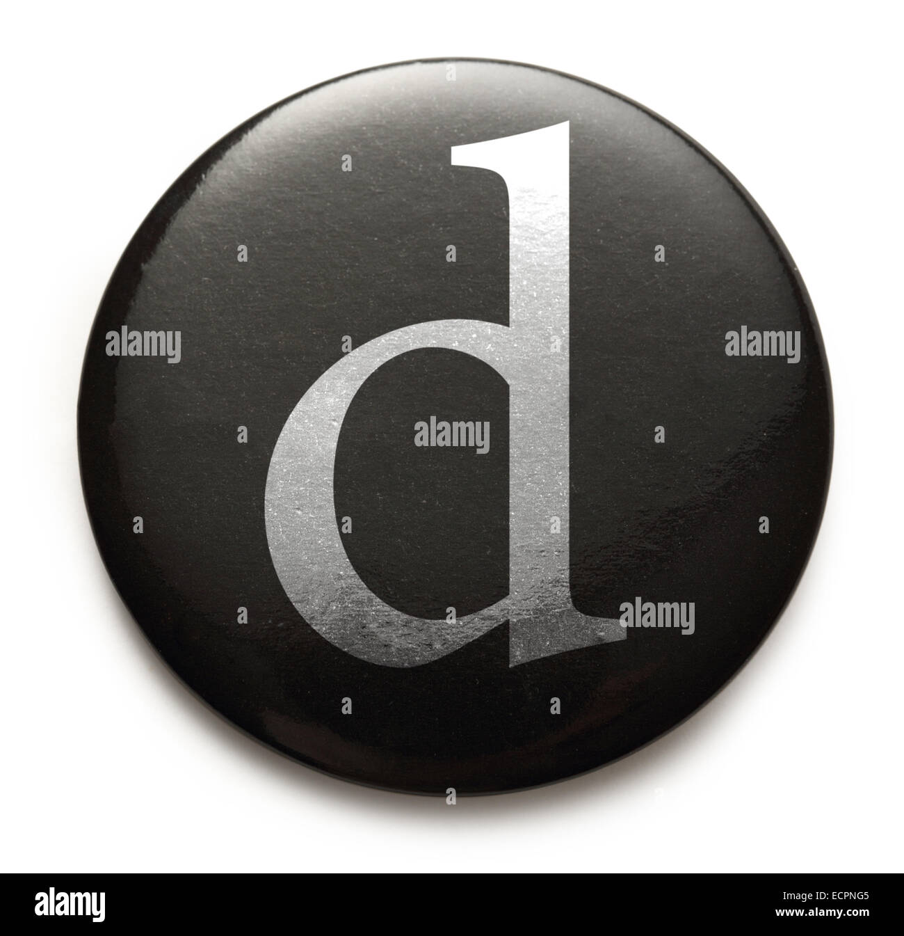 Single lowercase latin letter d isolated on white Stock Photo - Alamy