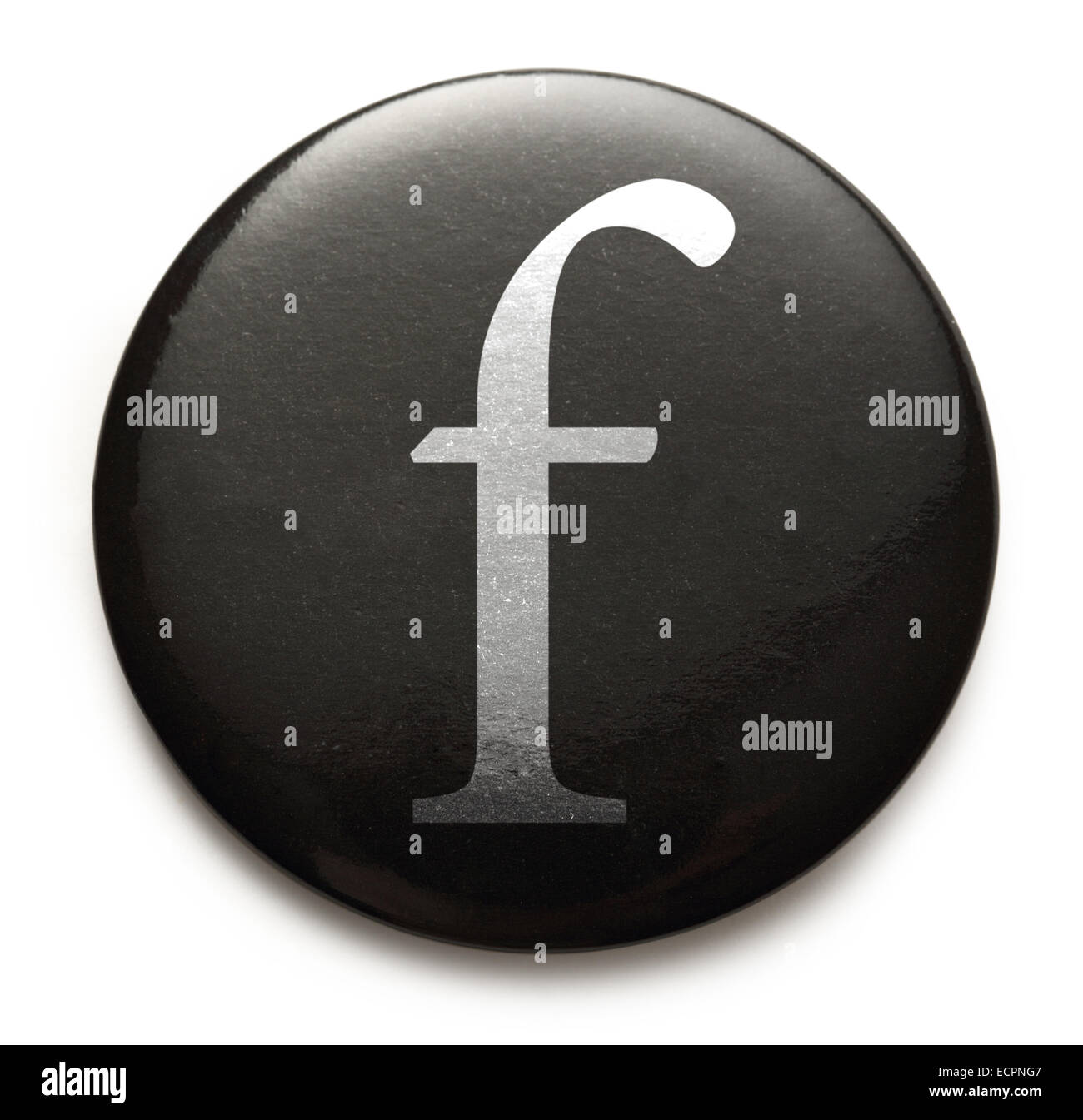 Single lowercase latin letter f isolated on white Stock Photo - Alamy