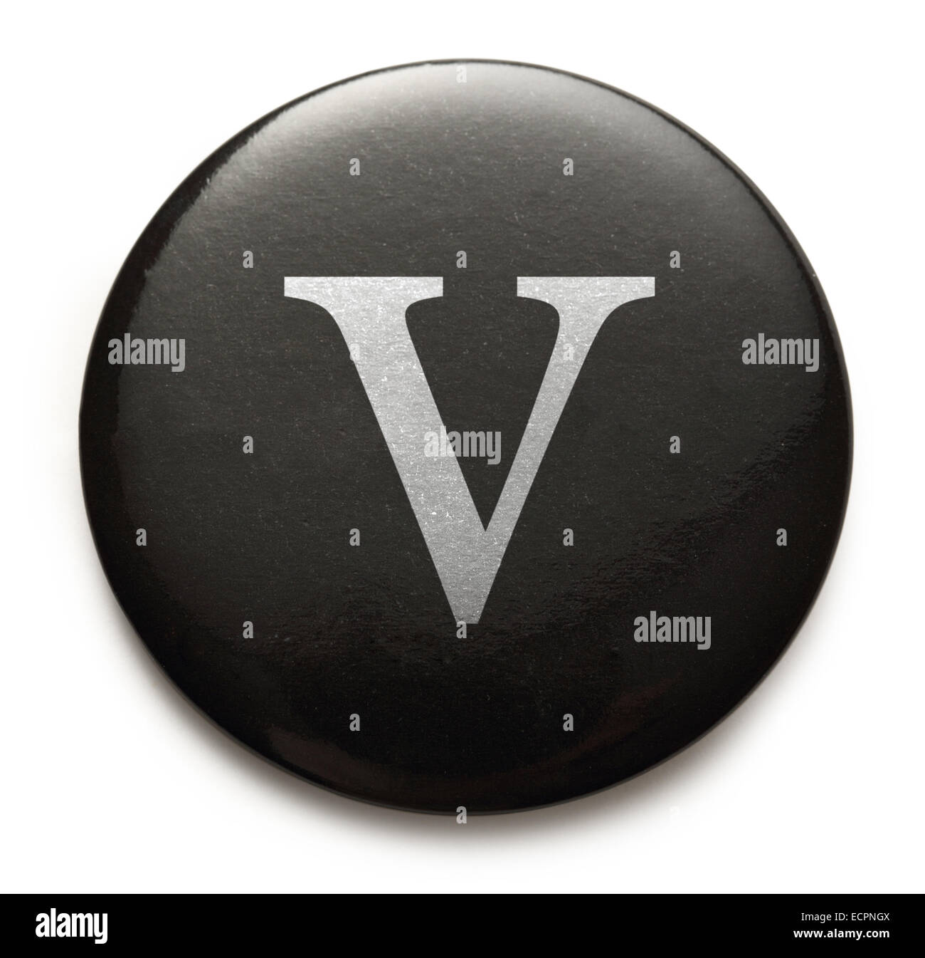 Single lowercase latin letter v isolated on white Stock Photo - Alamy