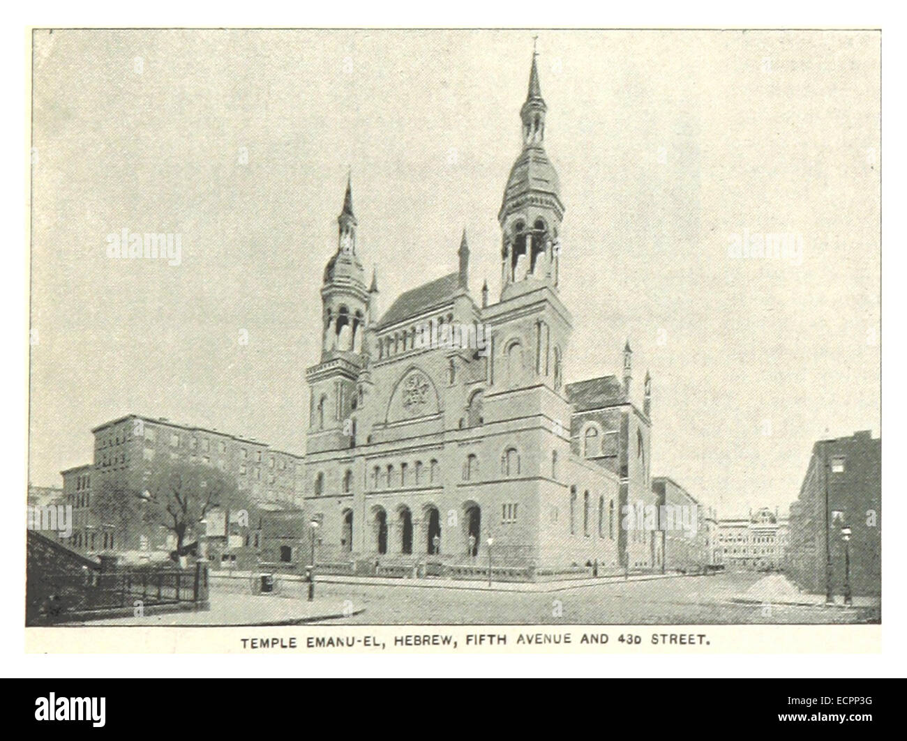 This 407-page illustration features Temple Emanu-El, a prominent Hebrew ...