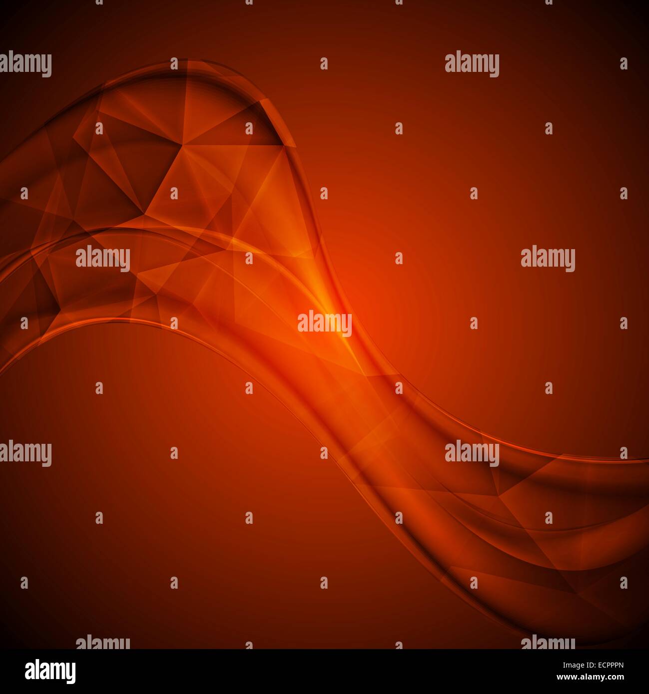 Orange tech wavy background. Vector design Stock Photo - Alamy
