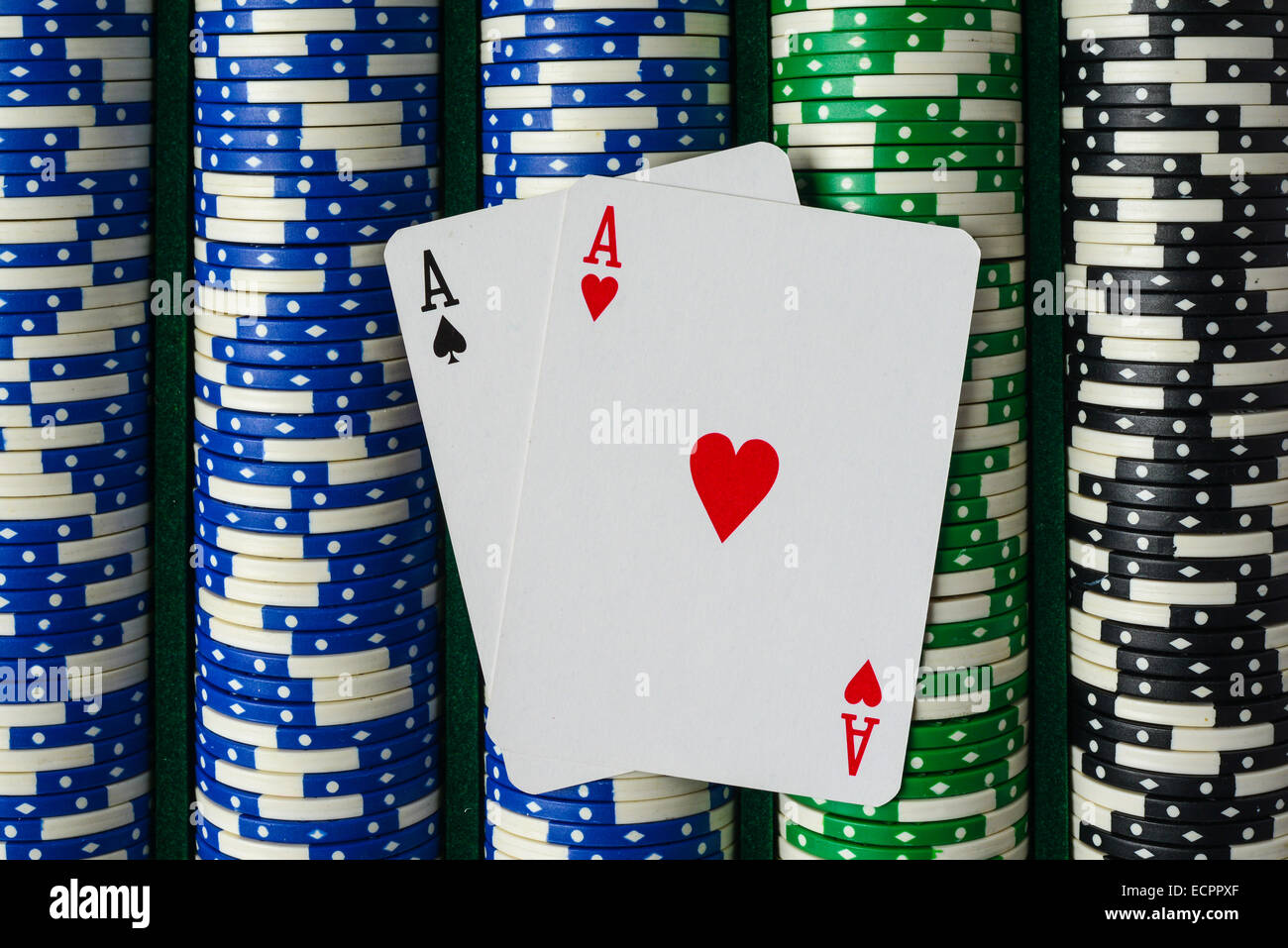 Pair of aces hi-res stock photography and images - Alamy