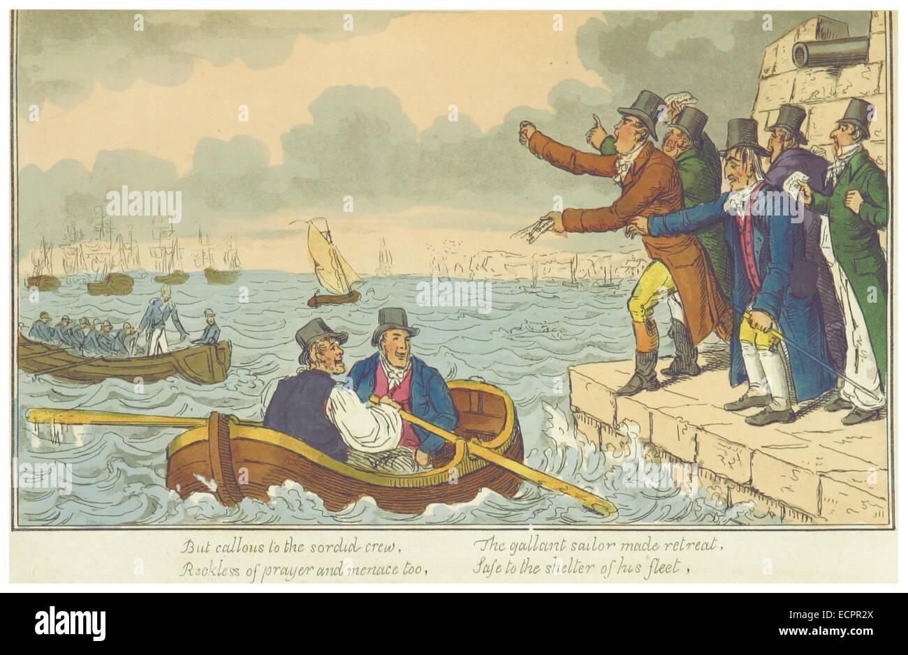 This illustration from the 1817 publication 'Adventures of a Post ...