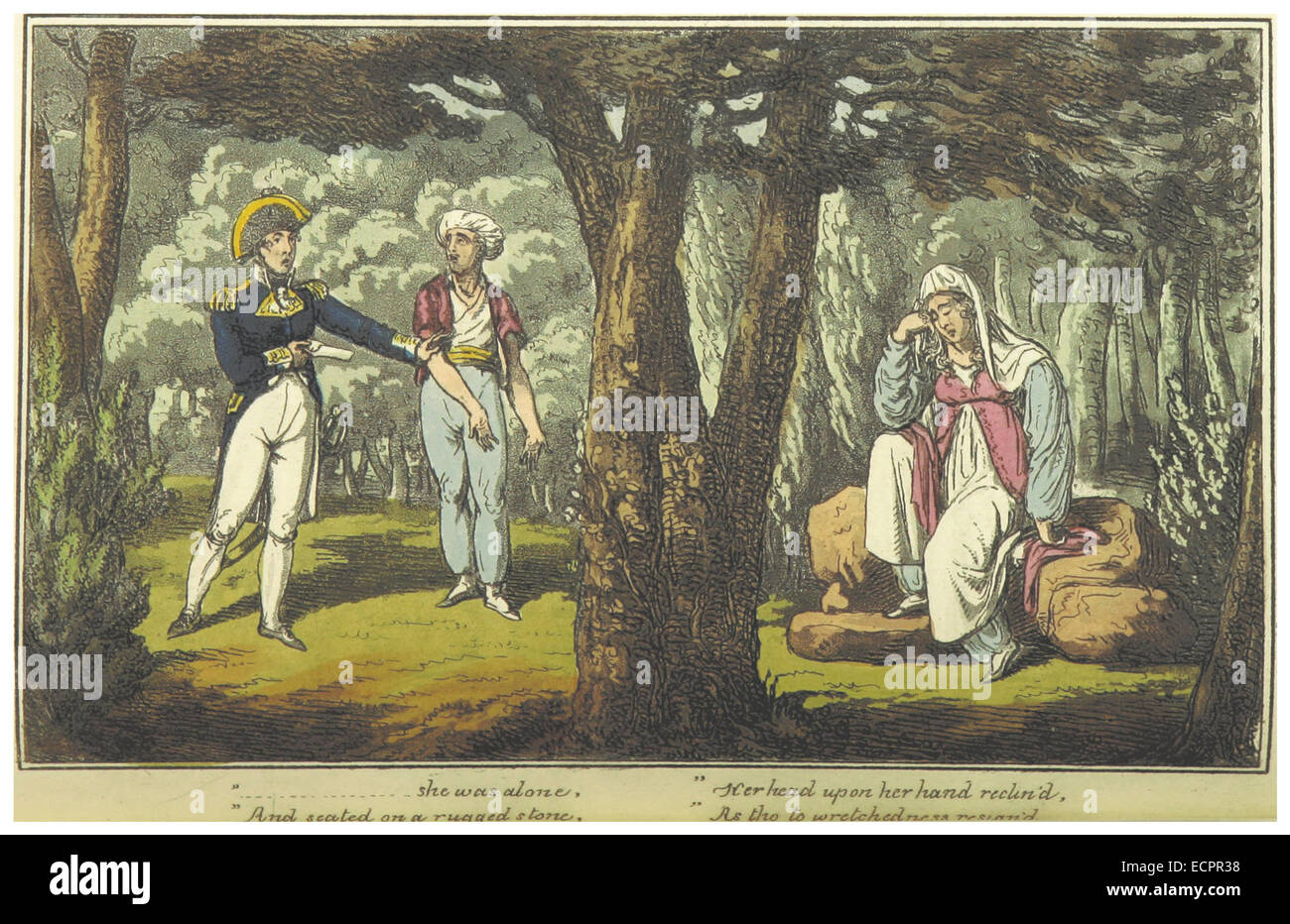 Adventures of a Post Captain(1817) p202 Stock Photo - Alamy