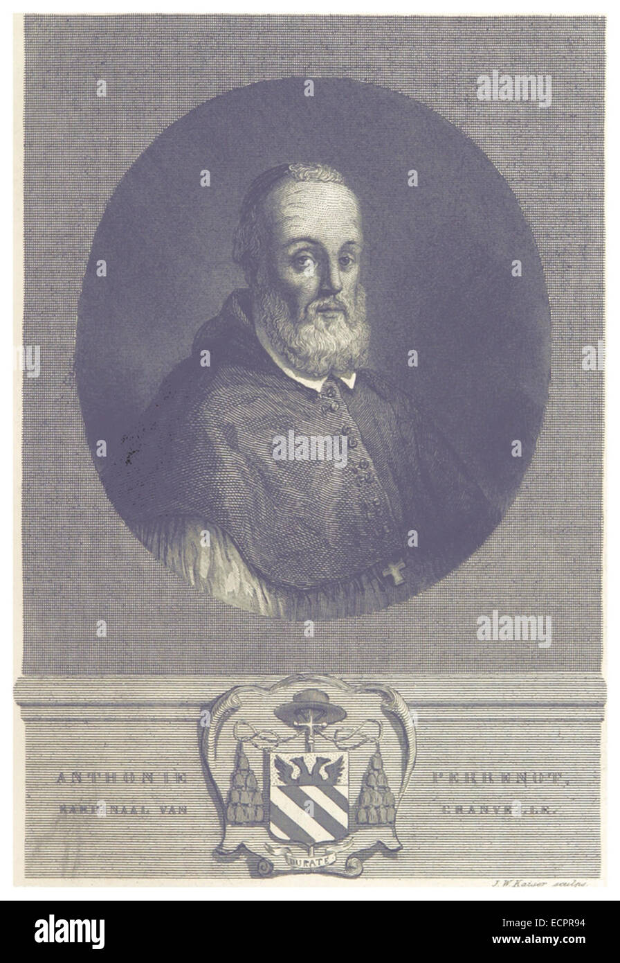 This 1805 illustration by Arend portrays Cardinal Antoine Perrenot de ...