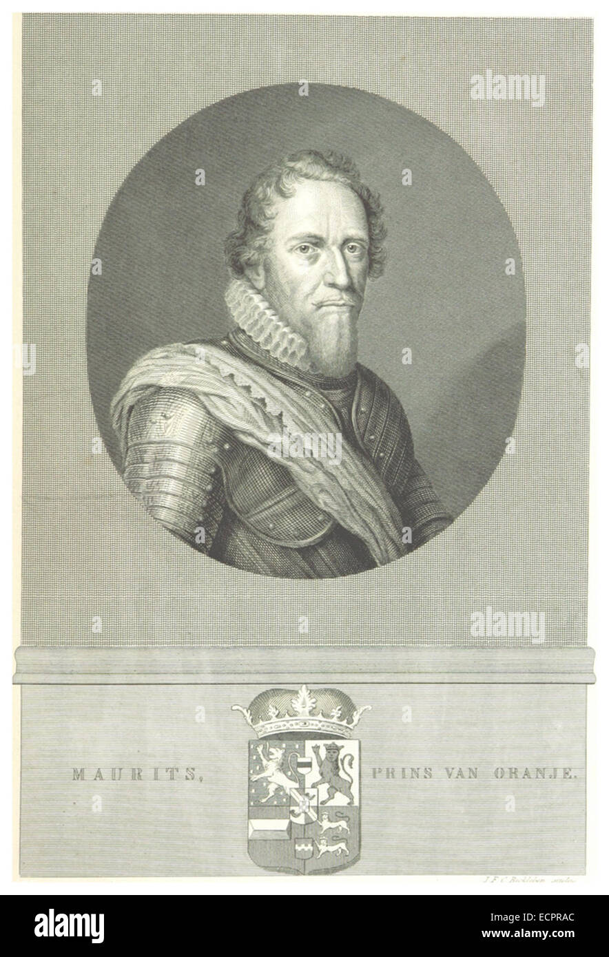 This 2008 illustration by Arend depicts Maurits, Prince of Orange, a ...