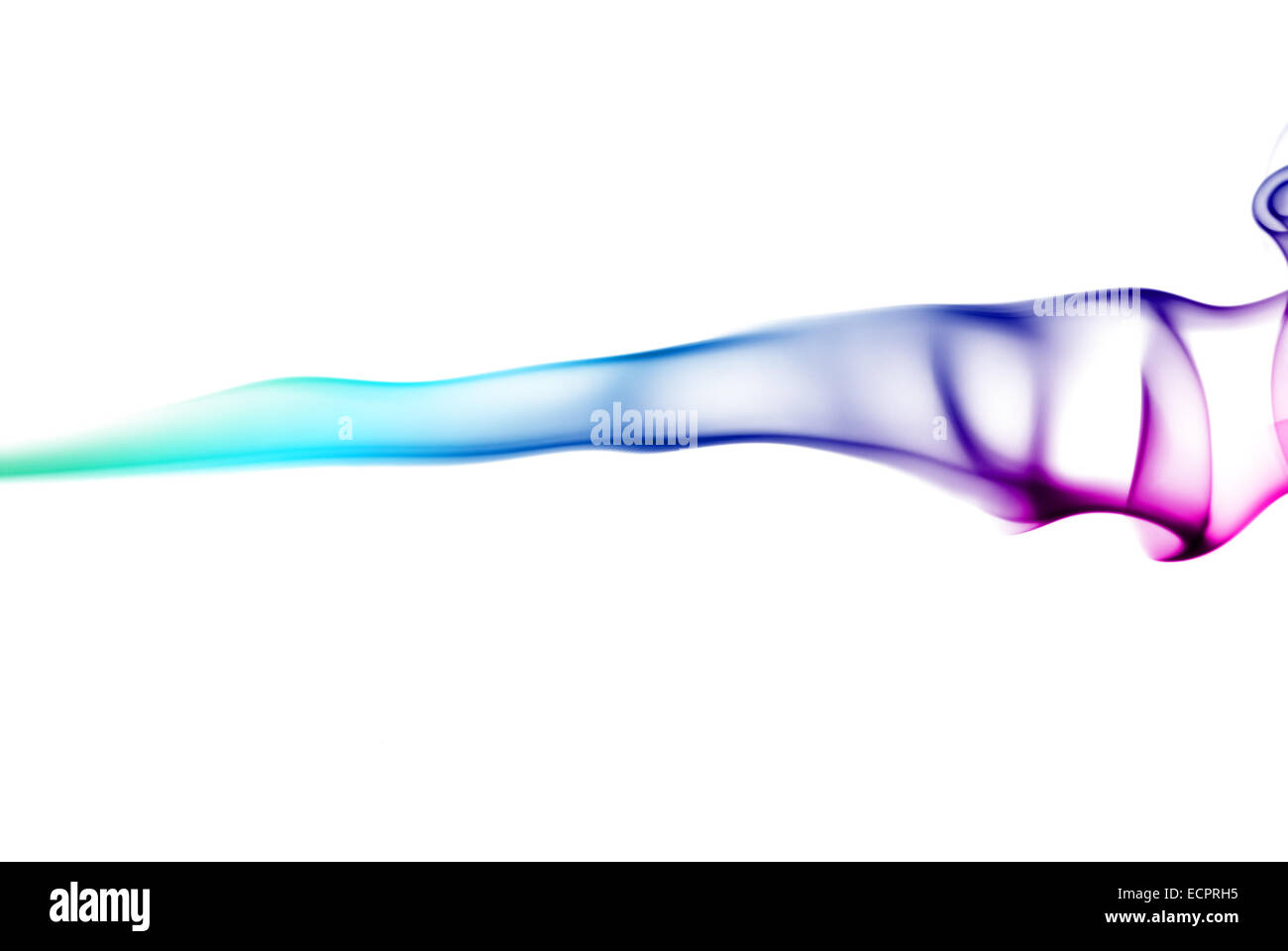 Abstract bright colored smoke on a white background Stock Photo - Alamy