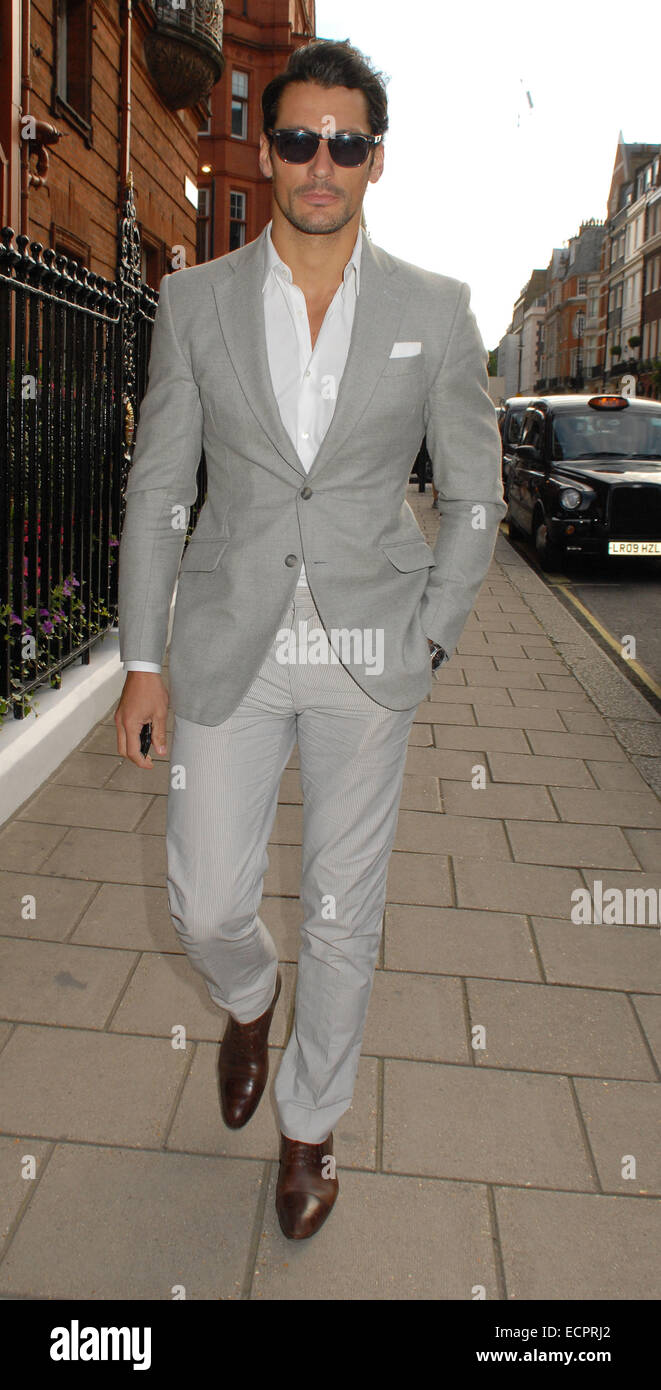 David Gandy attends LCM Spring/Summer 2015: The Rake Magazine and ...