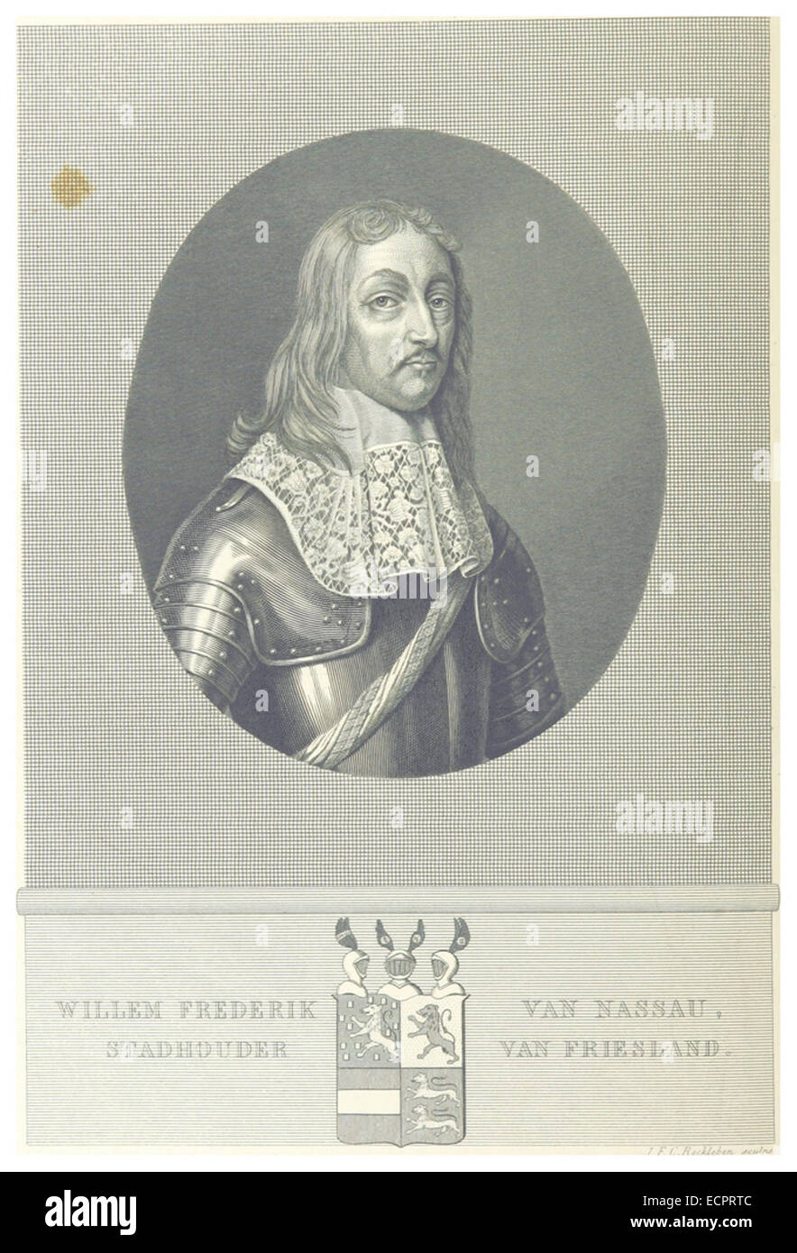 This 12th volume illustration by Arend depicts Willem Frederik van ...