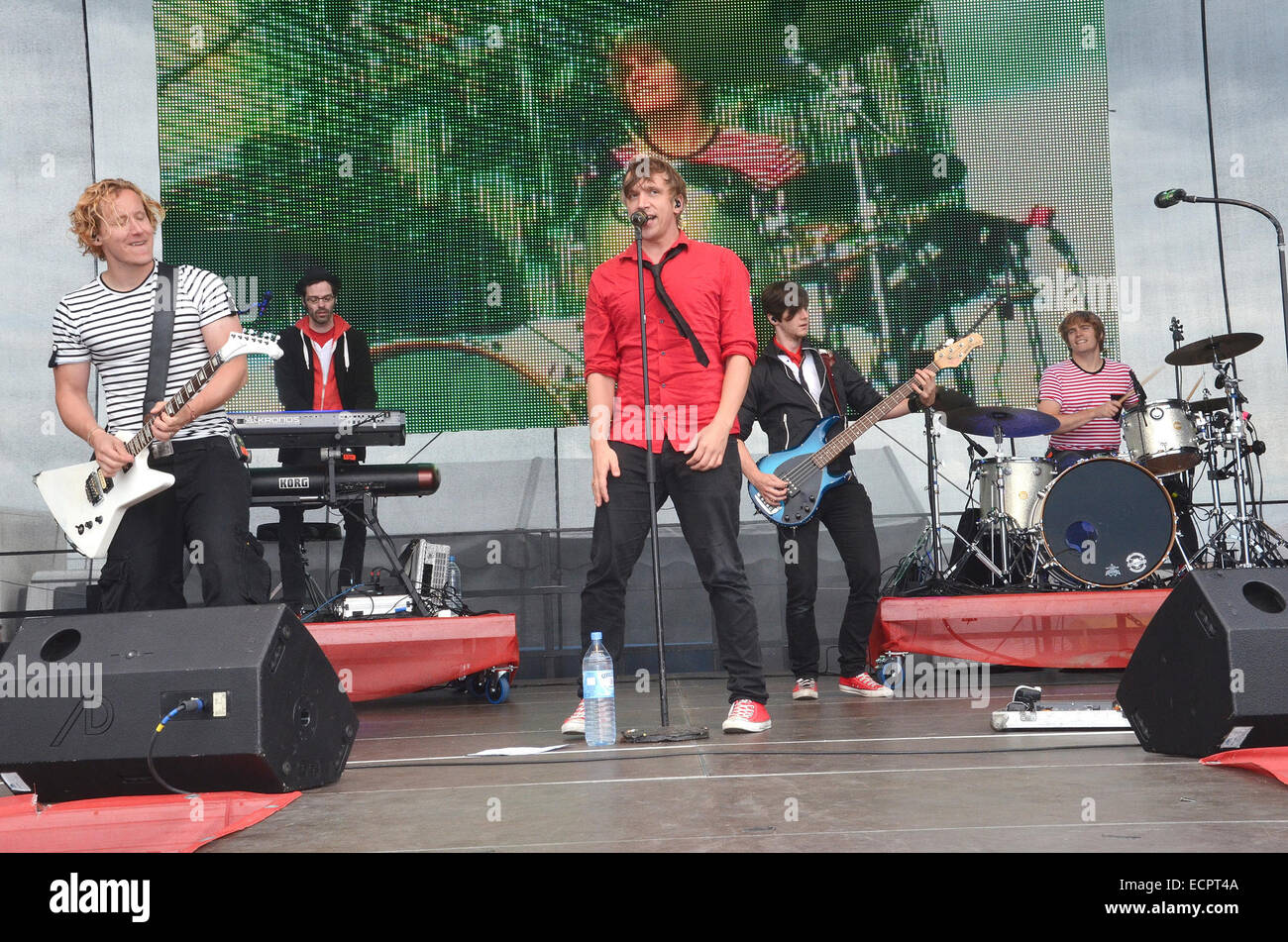 Rewe Family Day at Cologne/Bonn airport. Featuring: Bastian Campmann ...