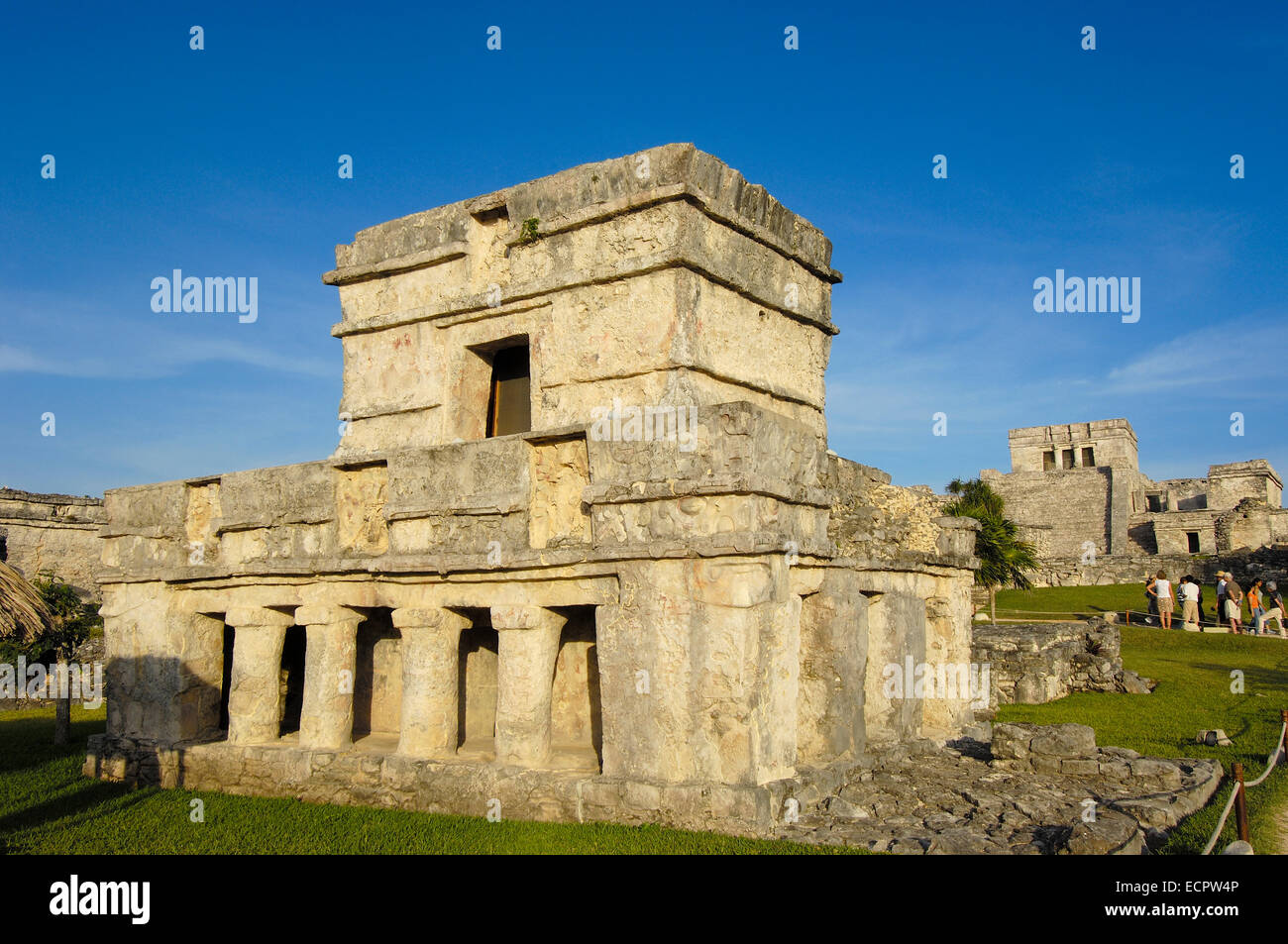The castle, El Castillo, Mayan ruins of Tulum, 1200-1524, Tulum ...