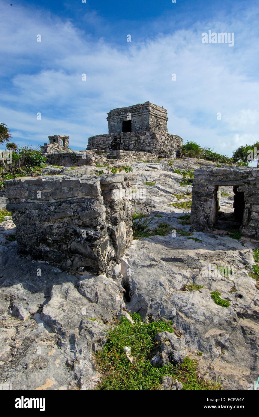 Mayan ruins of Tulum, 1200-1524, Tulum, Quintana Roo state, Mayan ...