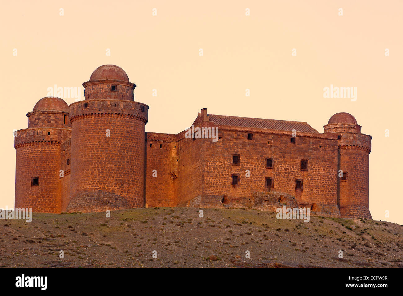 La Calahorra renaissance castle at la Calahorra village, Granada ...