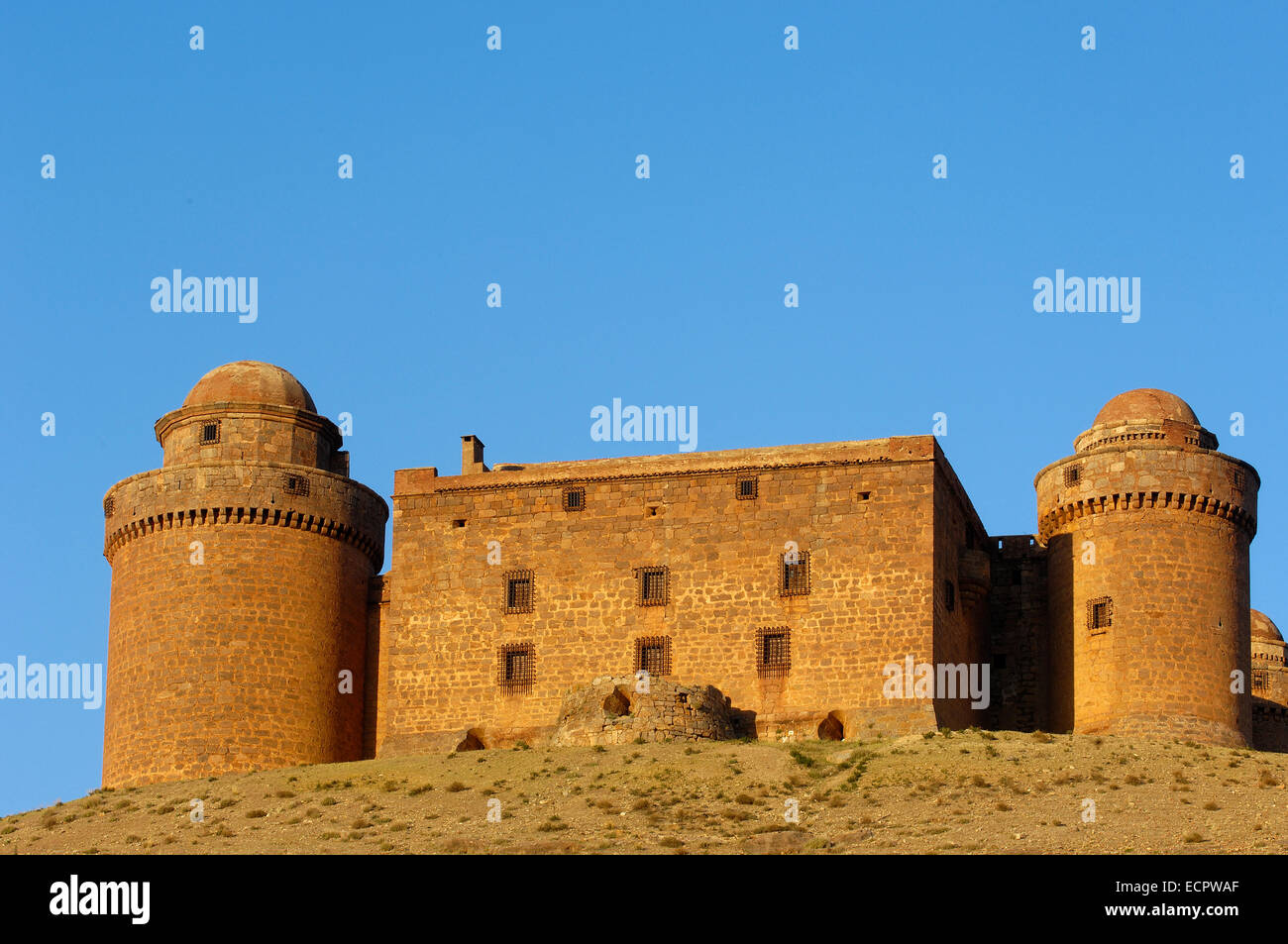 La Calahorra renaissance castle at la Calahorra village, Granada ...