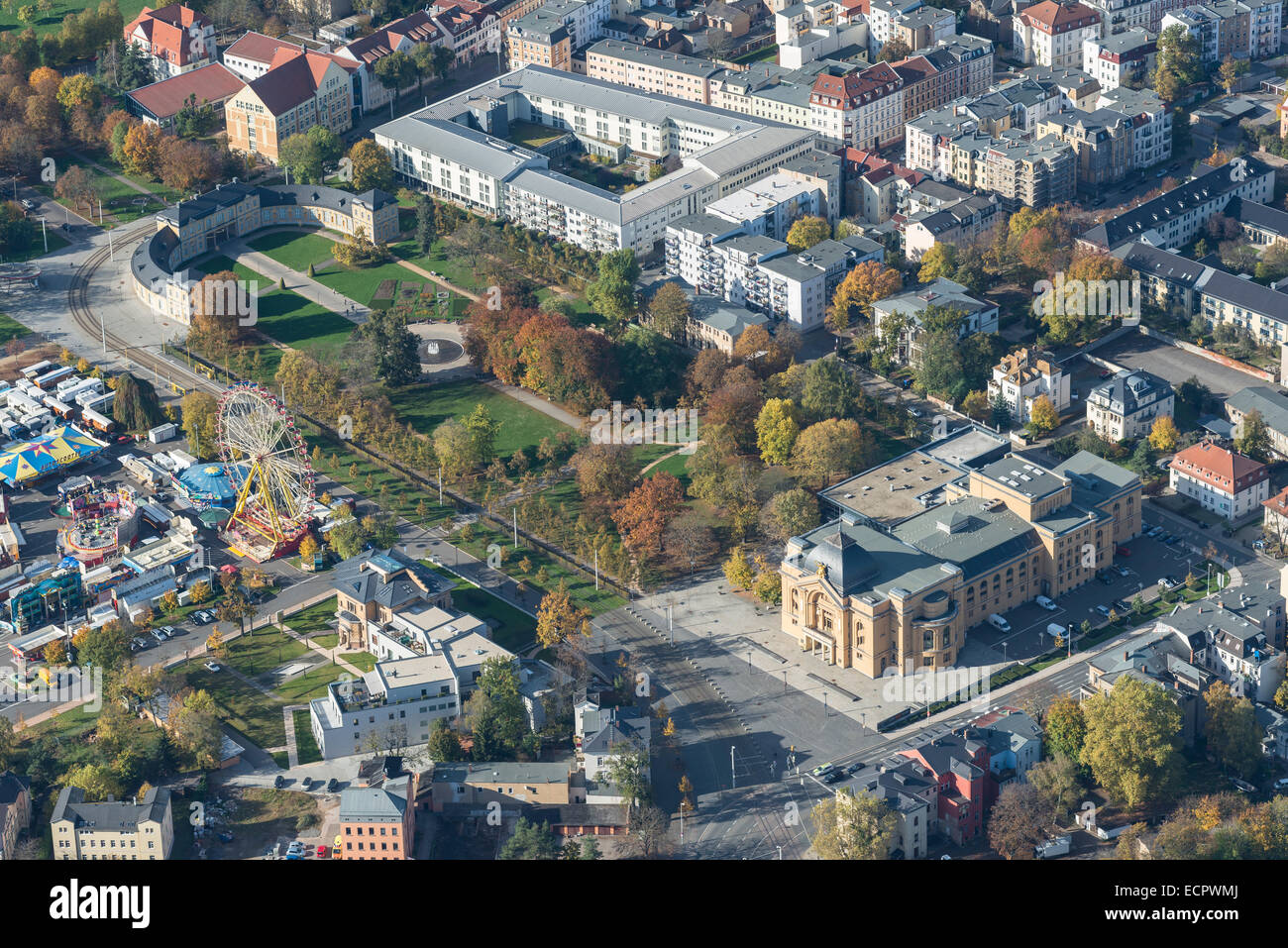 Küchengarten municipal park with theater and orangery, baroque pleasure ...