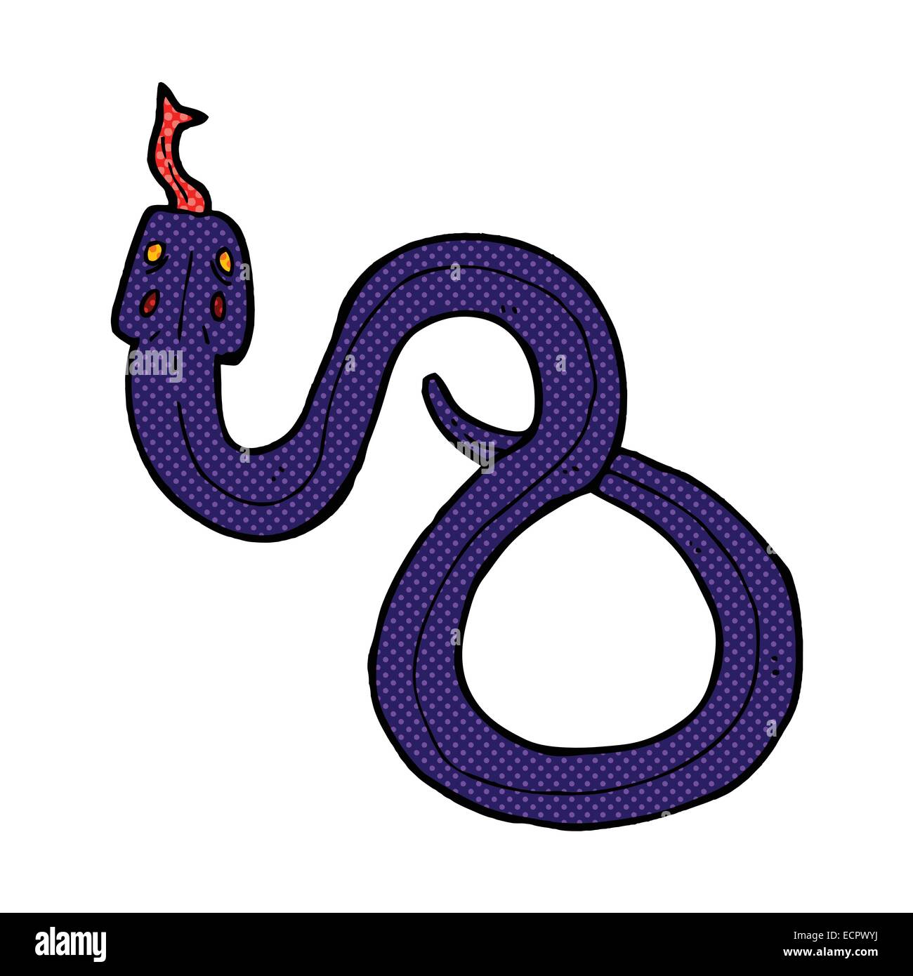 retro comic book style cartoon snake Stock Vector Image & Art - Alamy