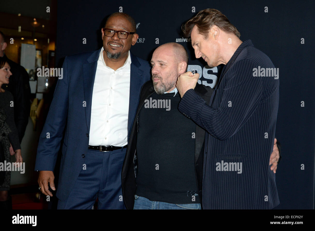 Forest Whitaker, director Olivier Megaton and Liam Neeson attend the ...
