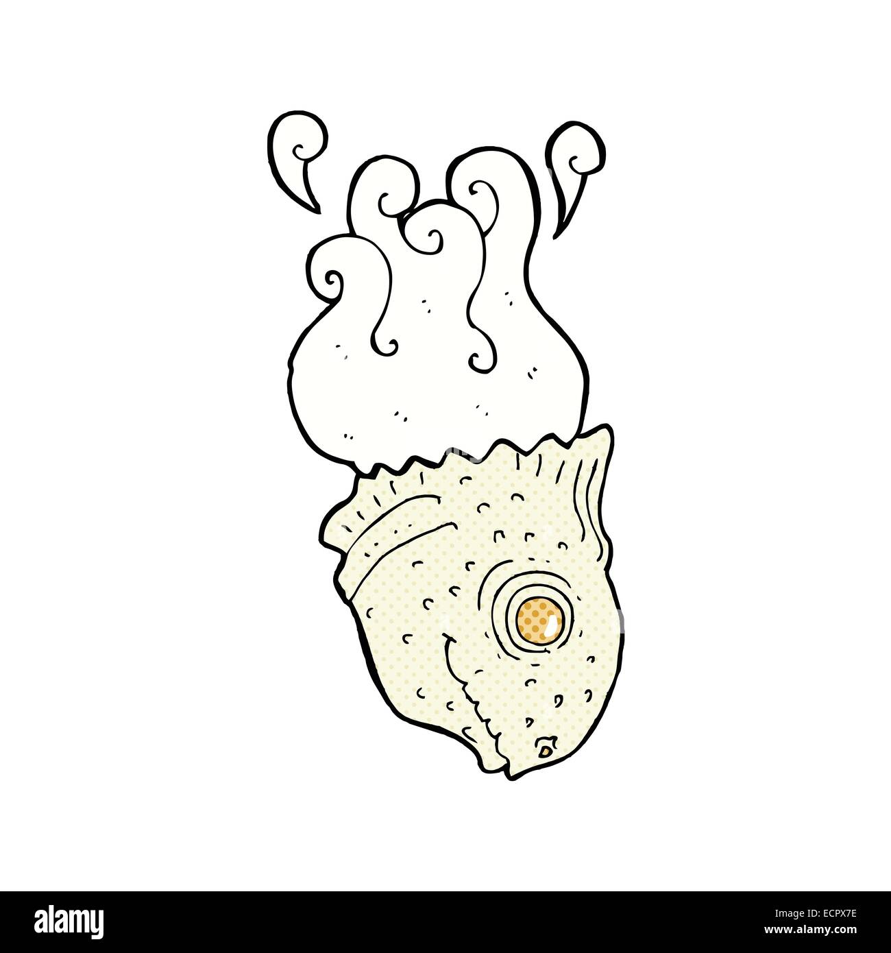 retro comic book style cartoon old fish head Stock Vector Image & Art ...