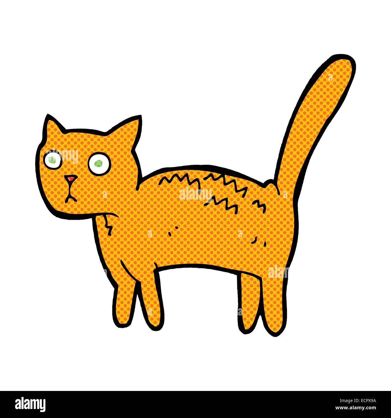 Cartoon book character is afraid hi-res stock photography and images ...