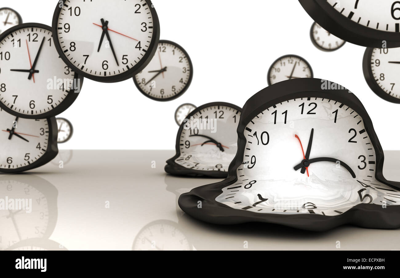 Time abstract surreal clock hi-res stock photography and images - Alamy