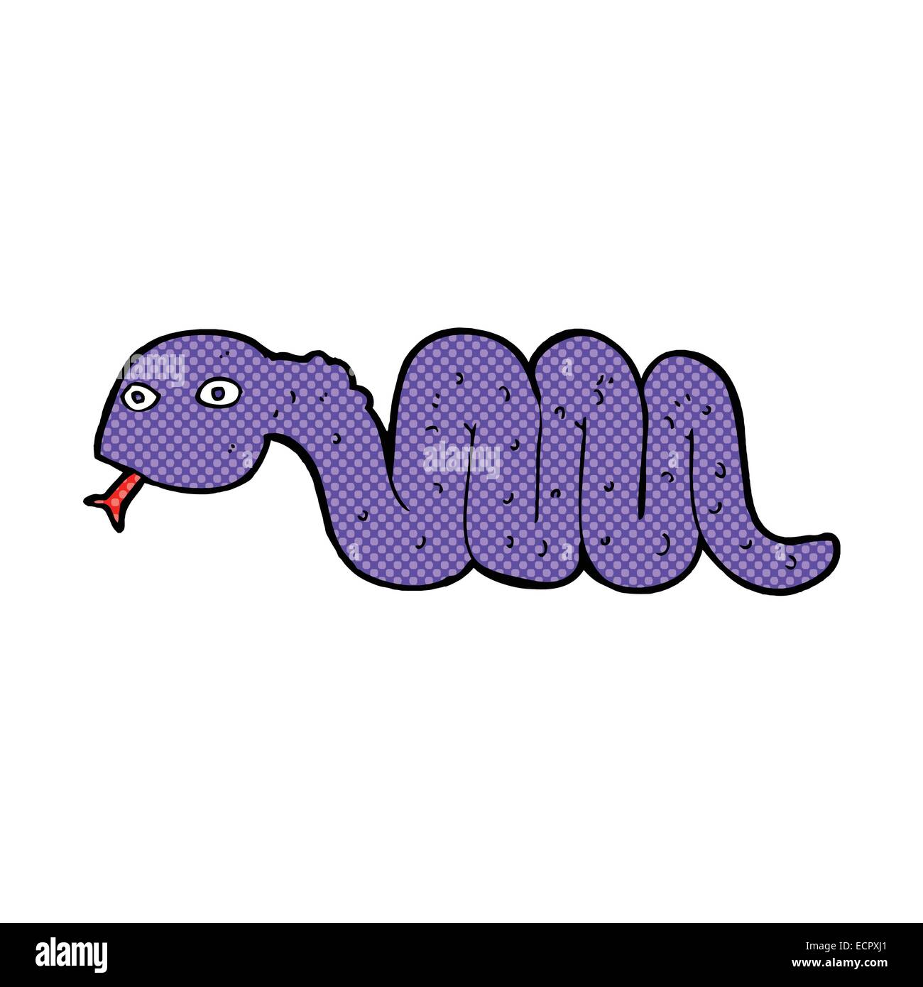 funny retro comic book style cartoon snake Stock Vector Image & Art - Alamy