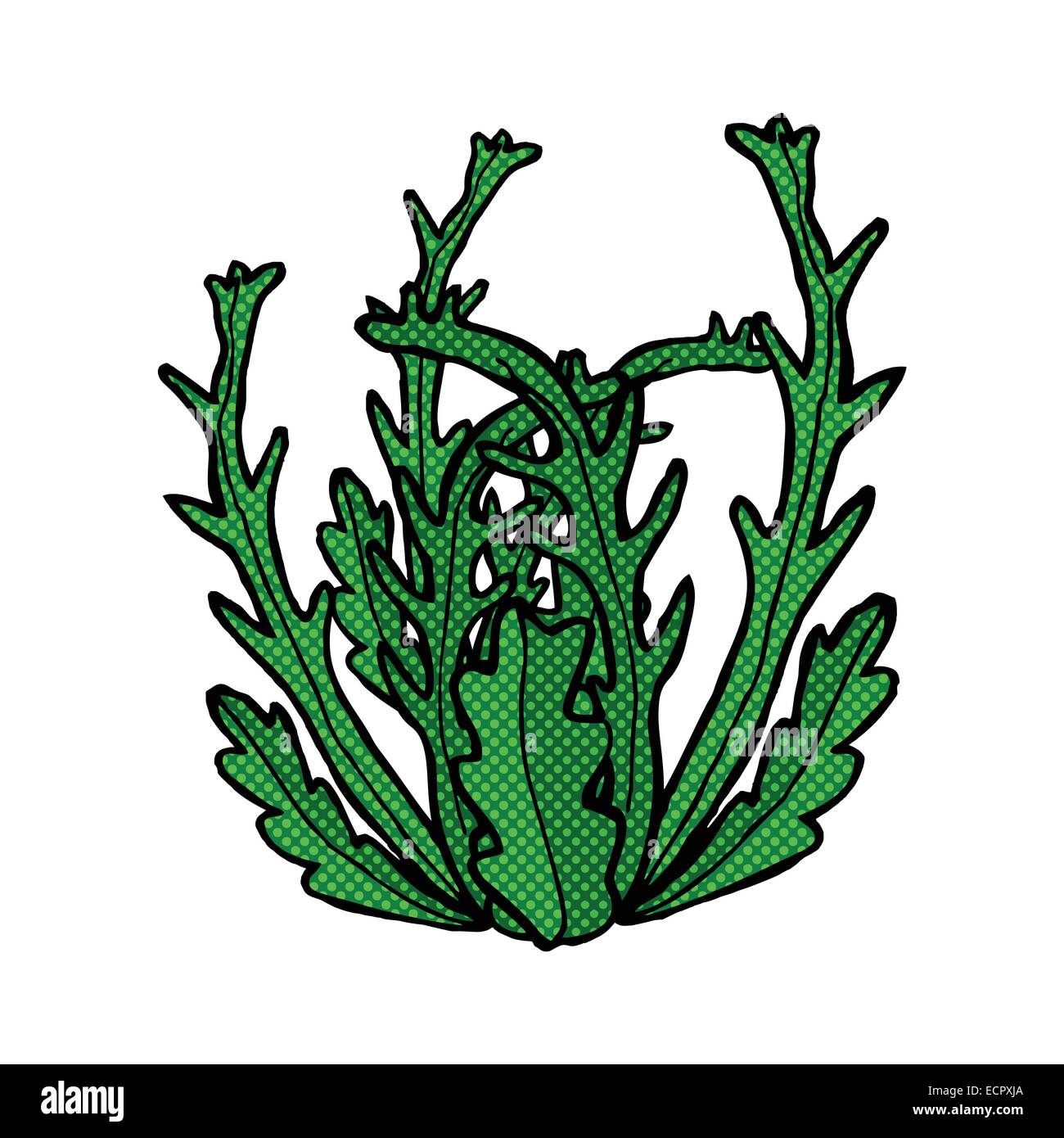 retro comic book style cartoon seaweed Stock Vector Image & Art - Alamy