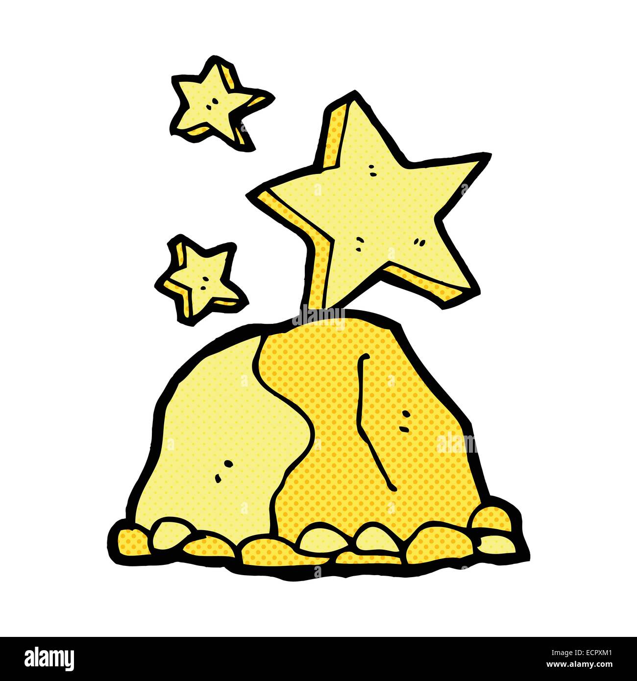 retro comic book style cartoon gold nugget Stock Vector Image & Art - Alamy