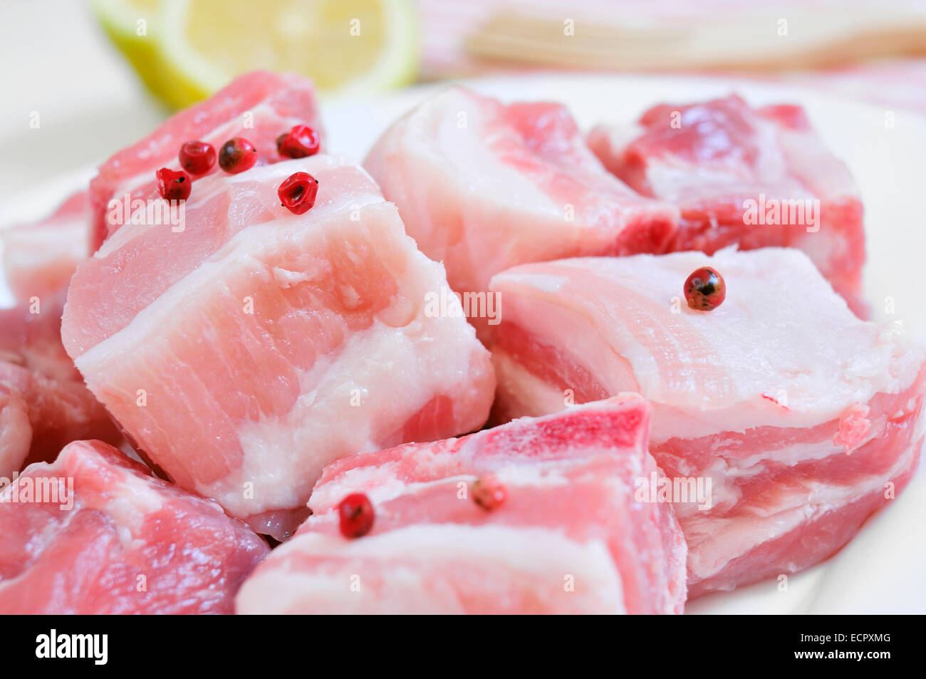 Raw Pork Chops High Resolution Stock Photography and Images - Alamy
