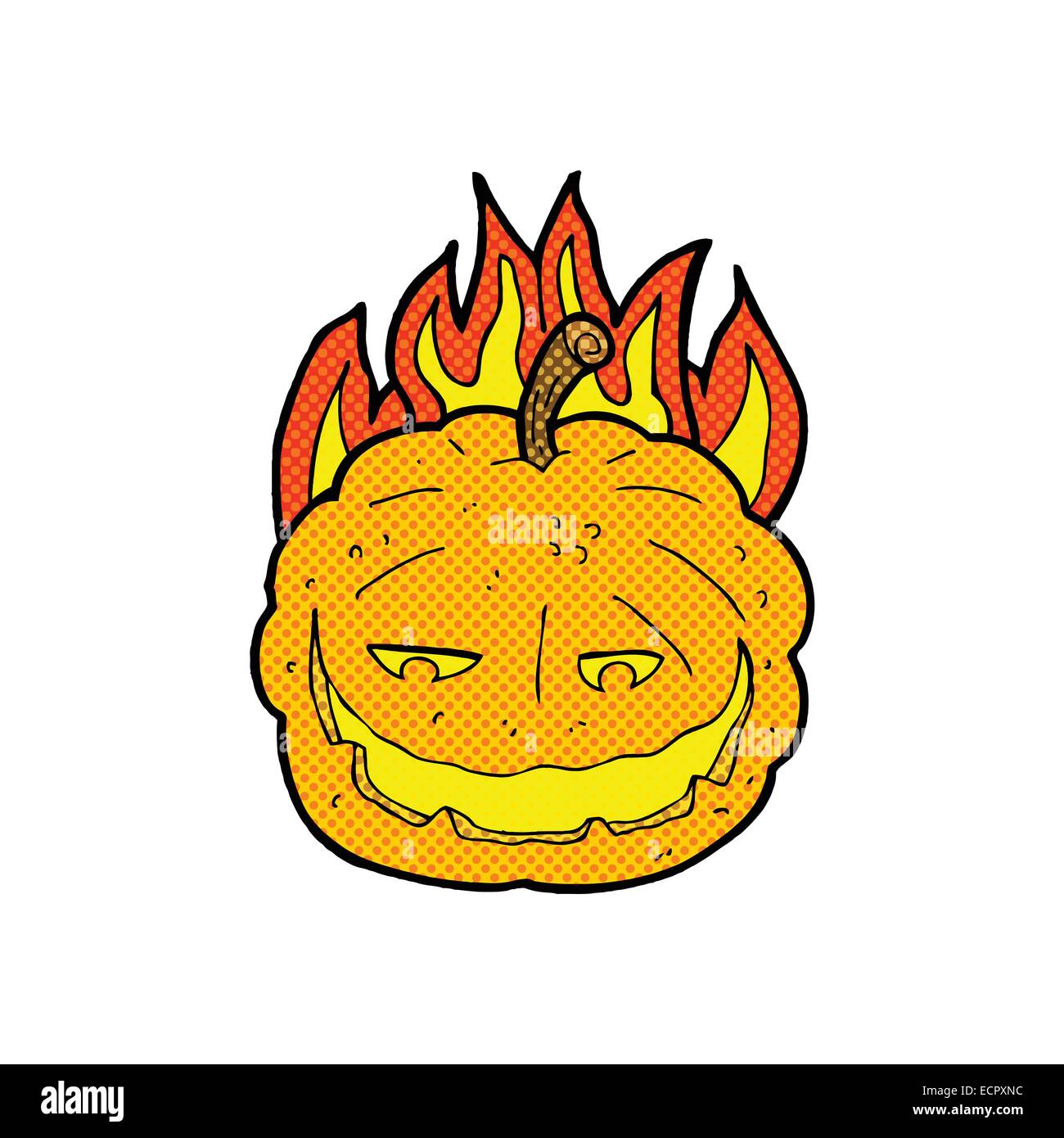 Cartoon jack lantern comic book hi-res stock photography and images - Alamy