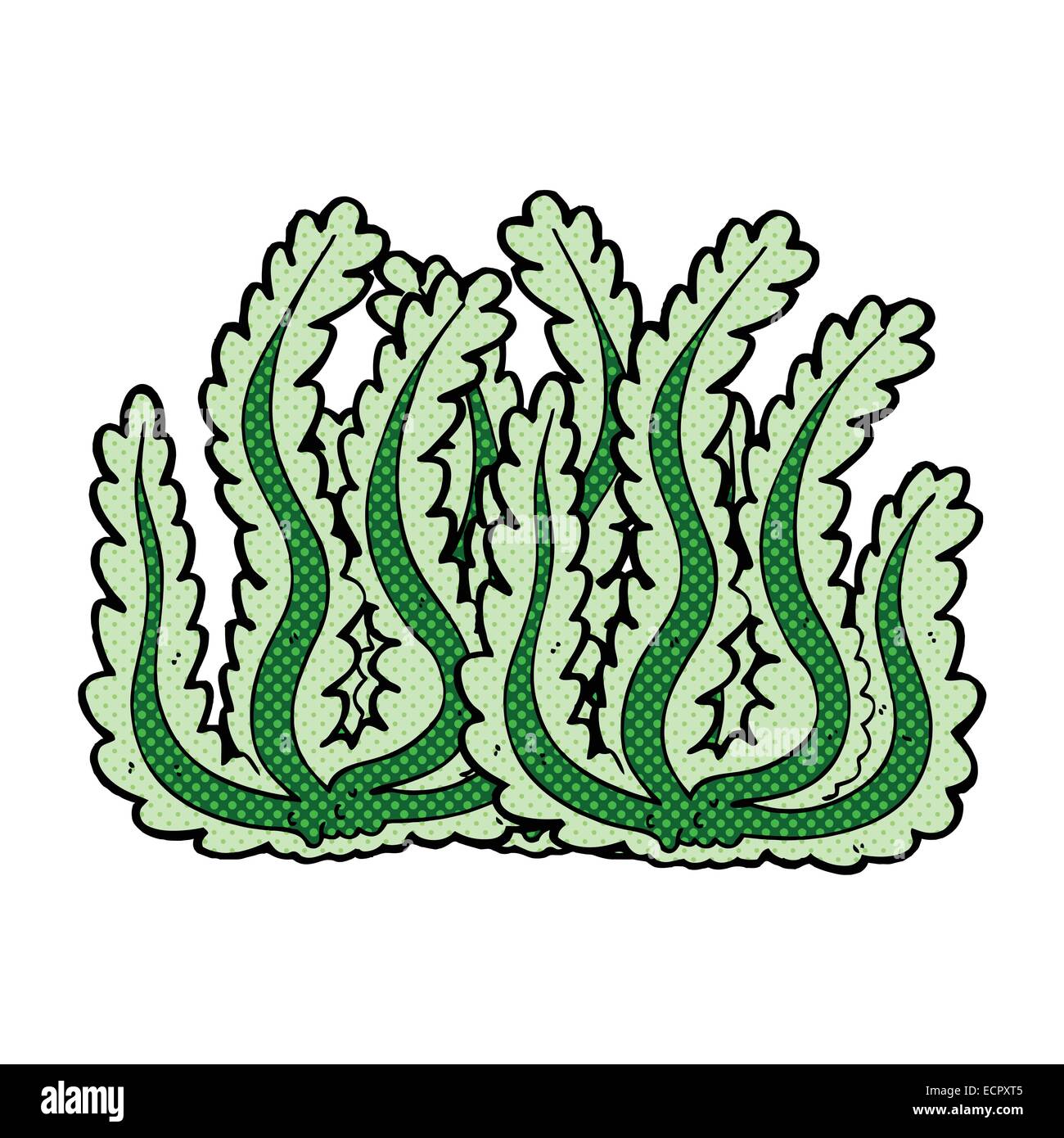 retro comic book style cartoon seaweed Stock Vector Image & Art - Alamy