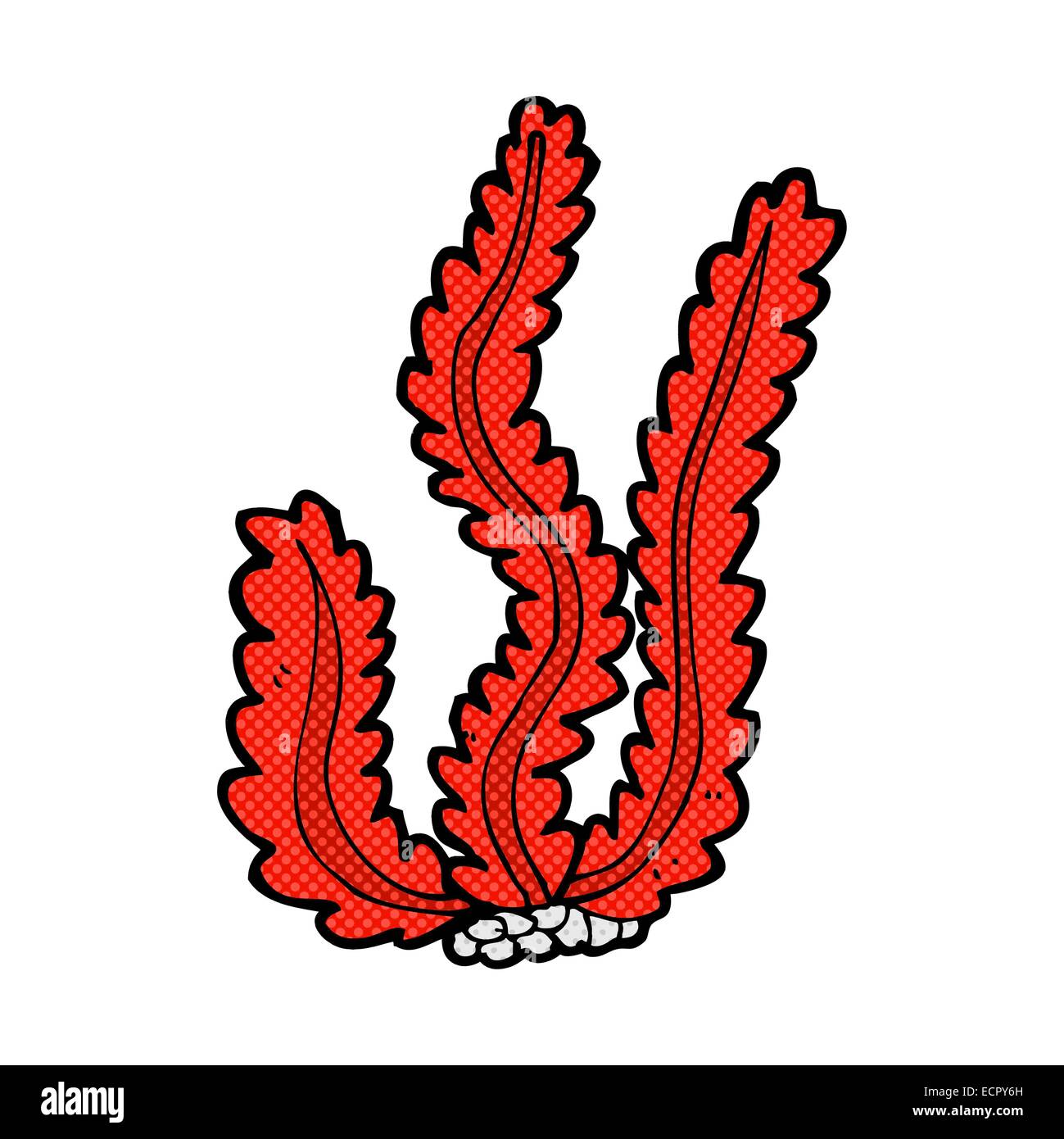 retro comic book style cartoon seaweed Stock Vector Image & Art - Alamy