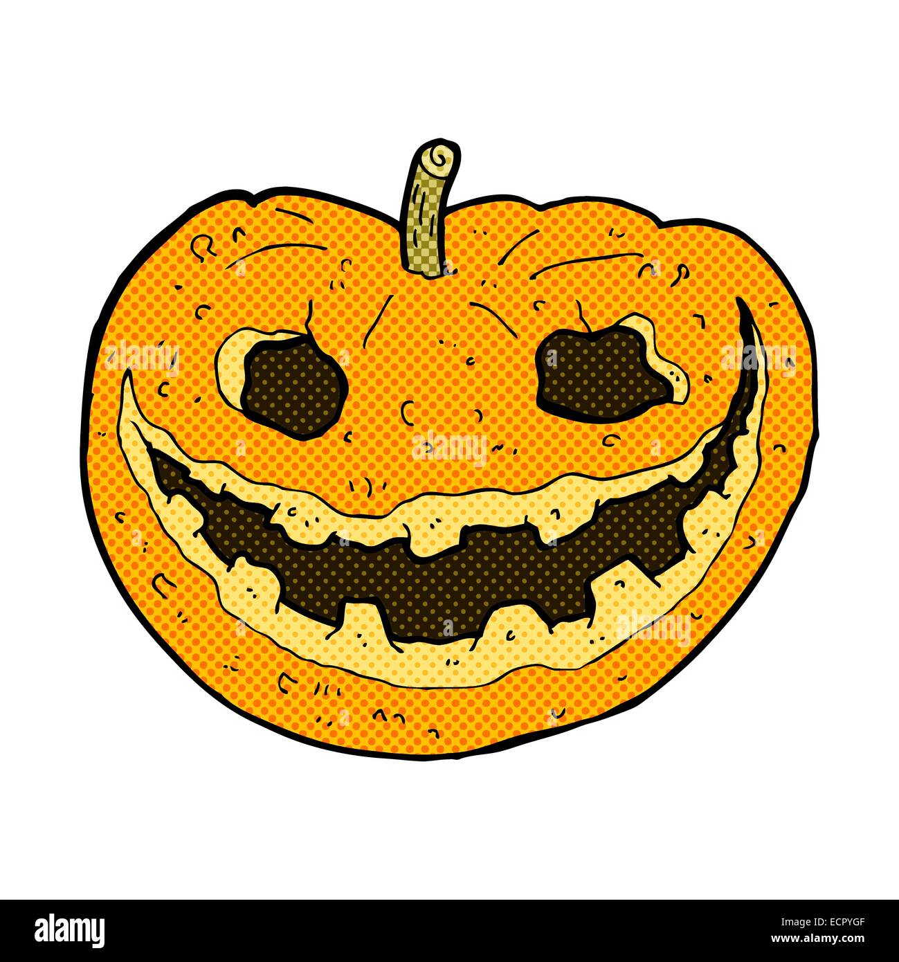 Cartoon jack lantern comic book hi-res stock photography and images - Alamy