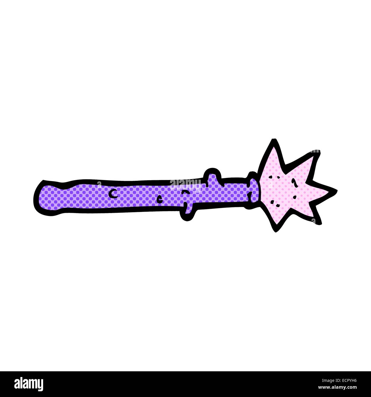 retro comic book style cartoon magic wand Stock Vector Image & Art - Alamy